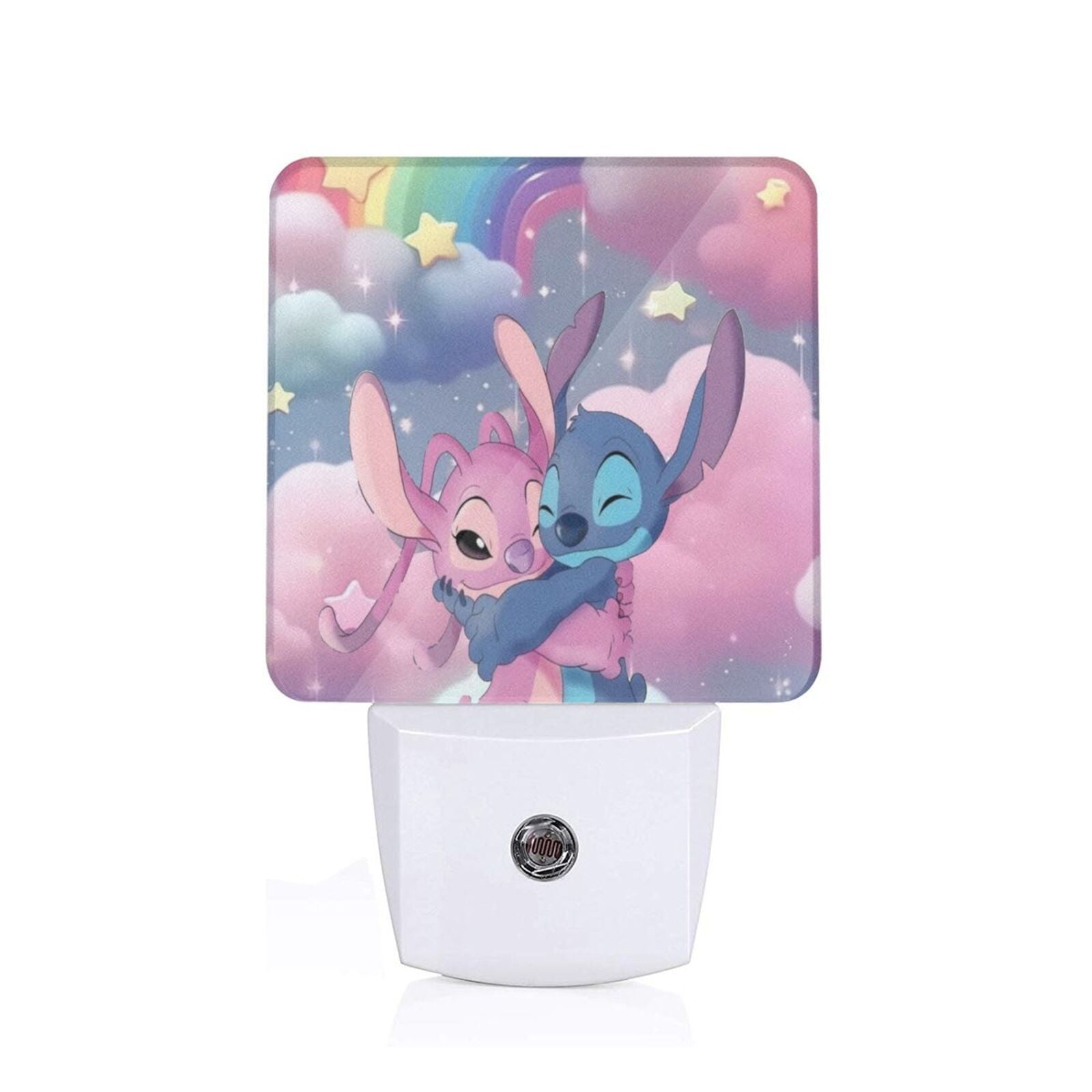 Lilo & Stitch - Stitch & Angel LED Night Light with Dusk to Dawn Sensor ...