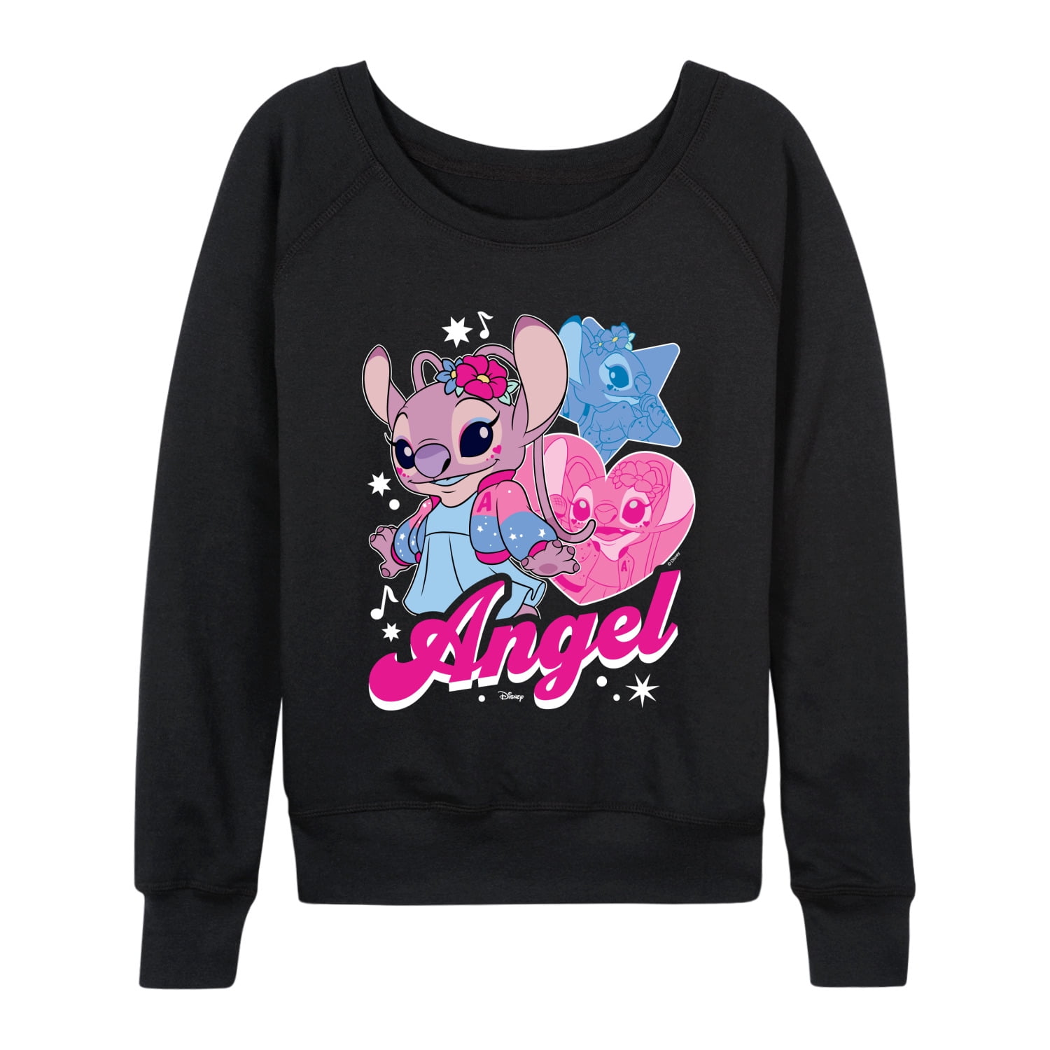 Lilo & Stitch - Angel Popstar - Women's French Terry Long Sleeve ...