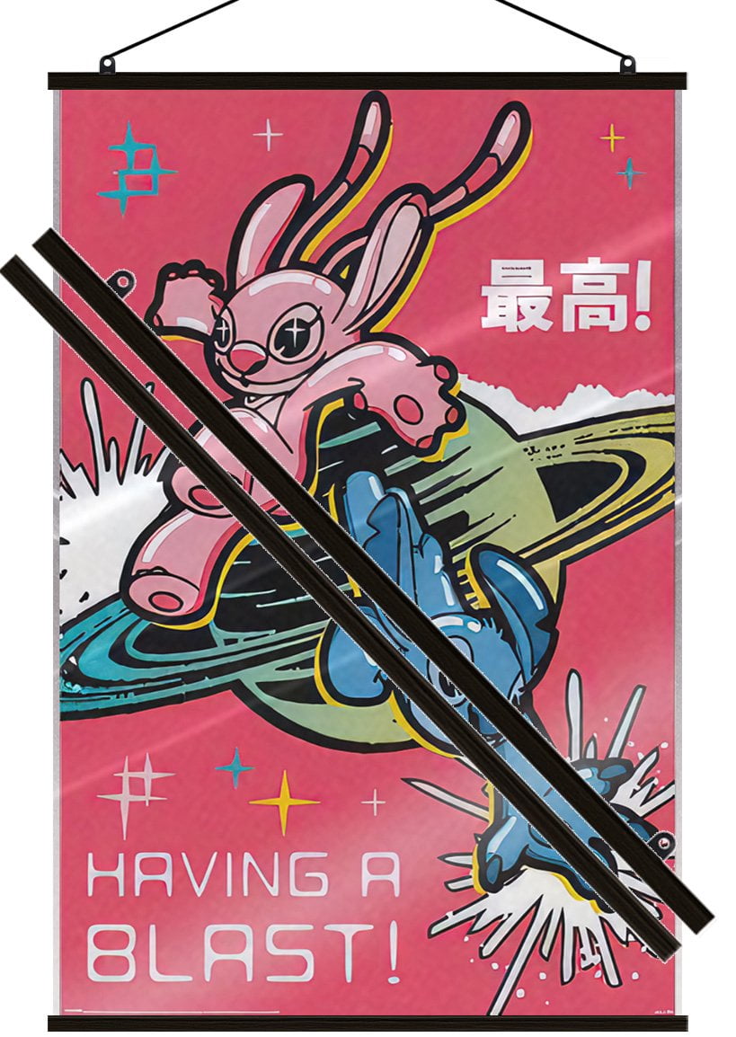 Lilo & Stitch - Anime TV Show Poster (Japanese Style - Stich Having A ...