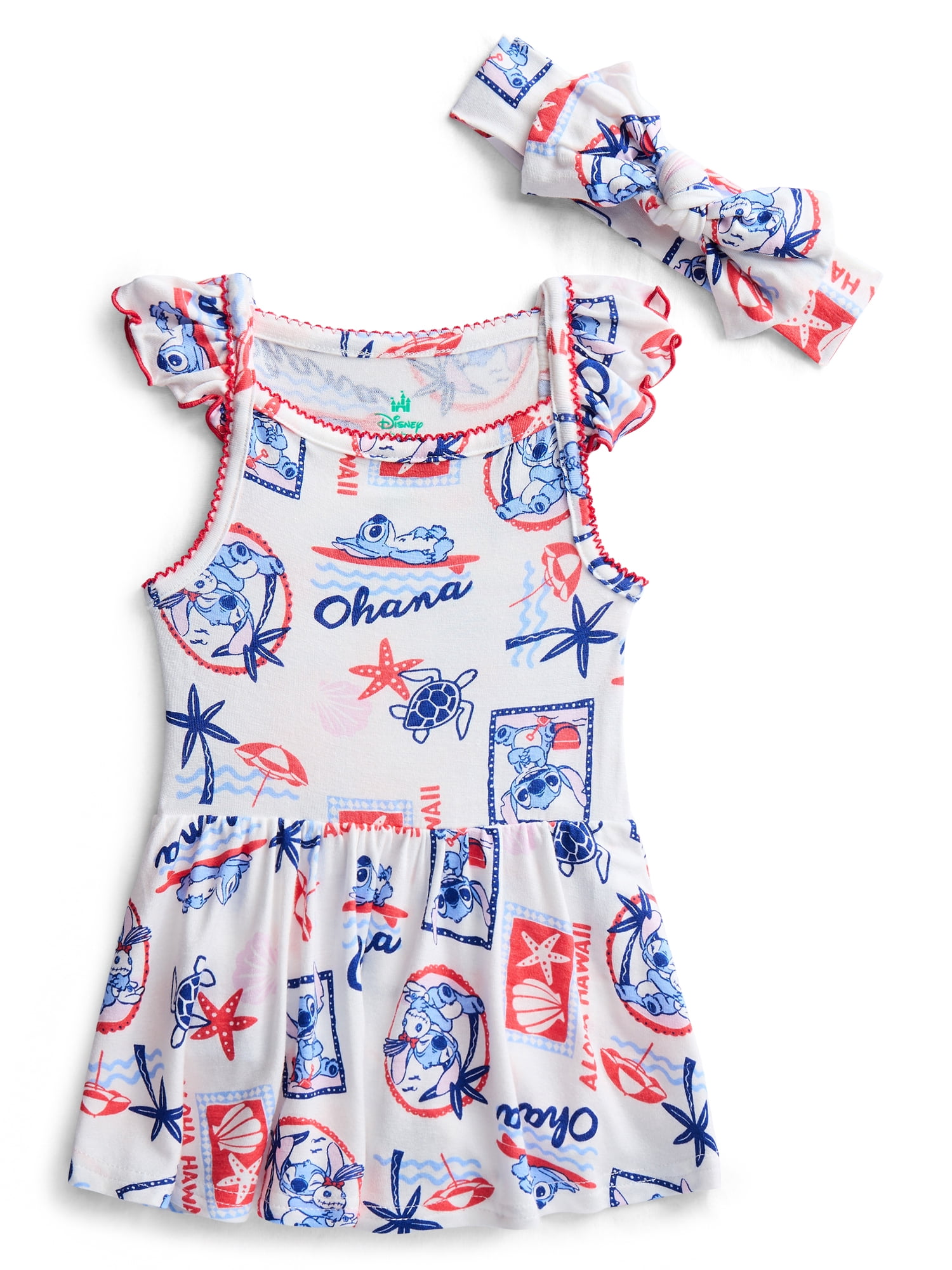 Lilo and Stitch Baby Girls Cute and Comfortable Patriotic Americana ...