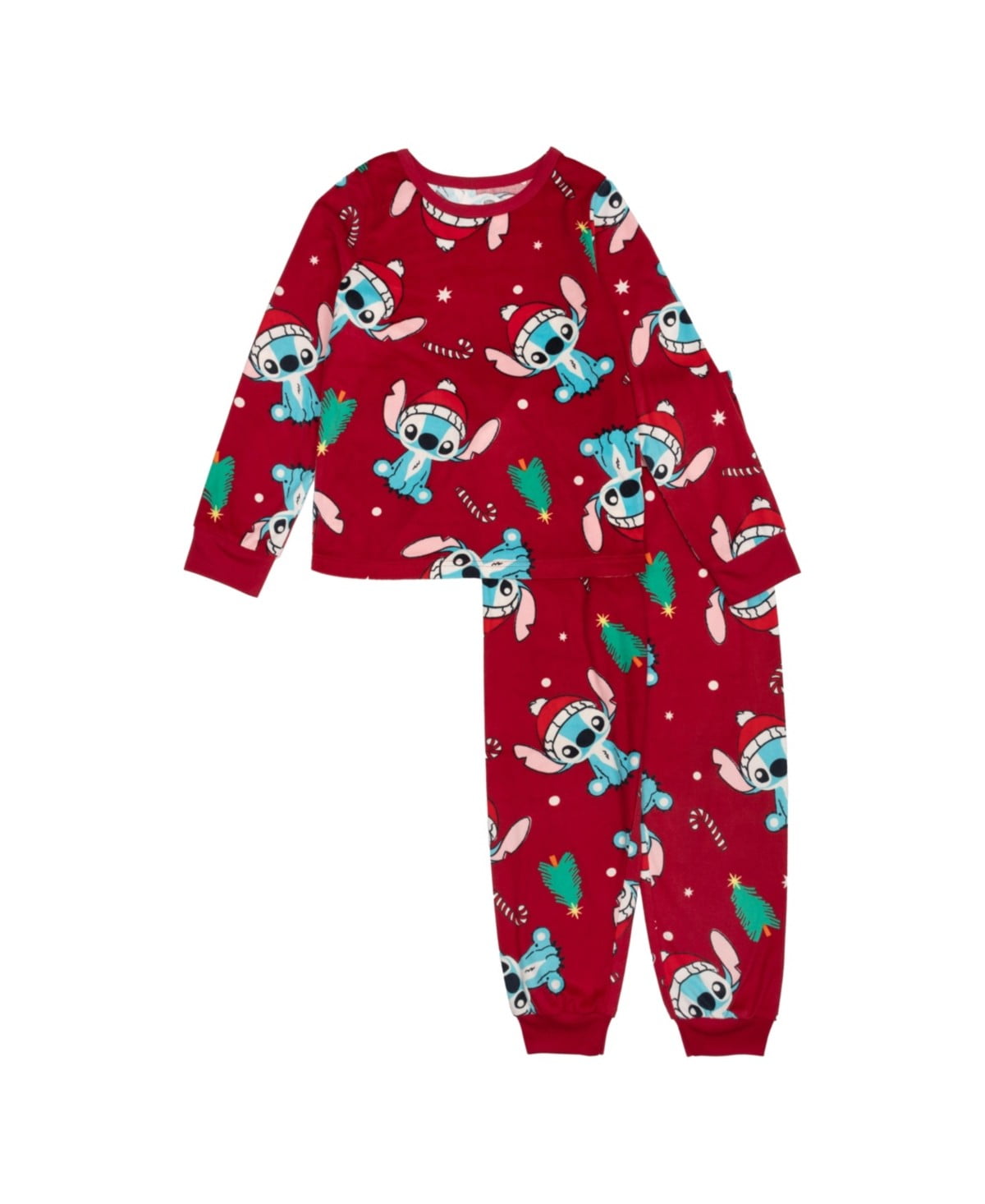 Lilo Stitch Big Girl Long Sleeve Long Leg 2-Piece Pajama Set 6 ...