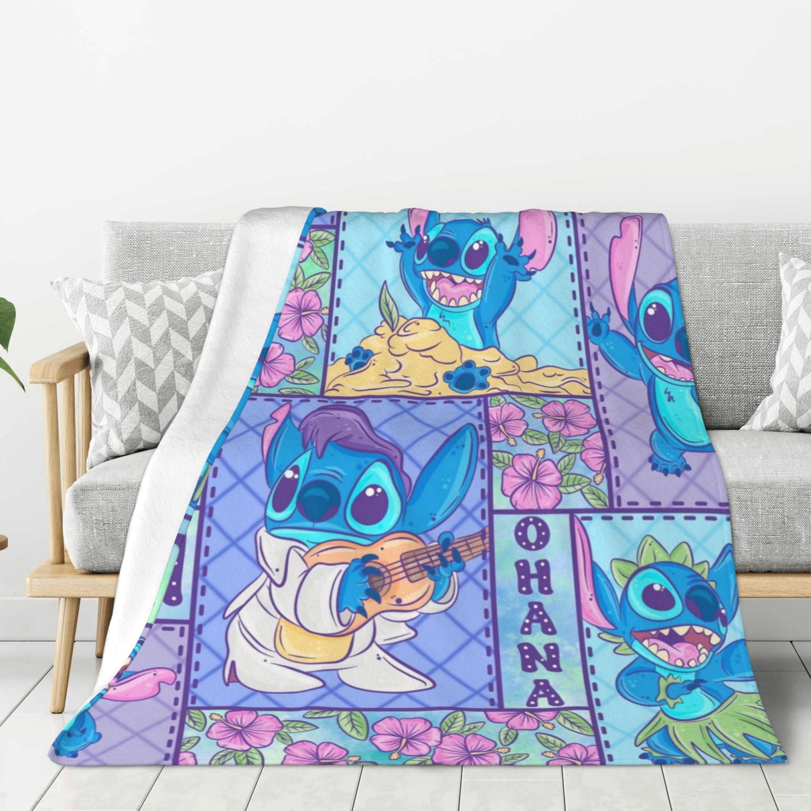 Lilo & Stitch Blanket,Throw Blanket for Kids and Adults,Soft Plush ...