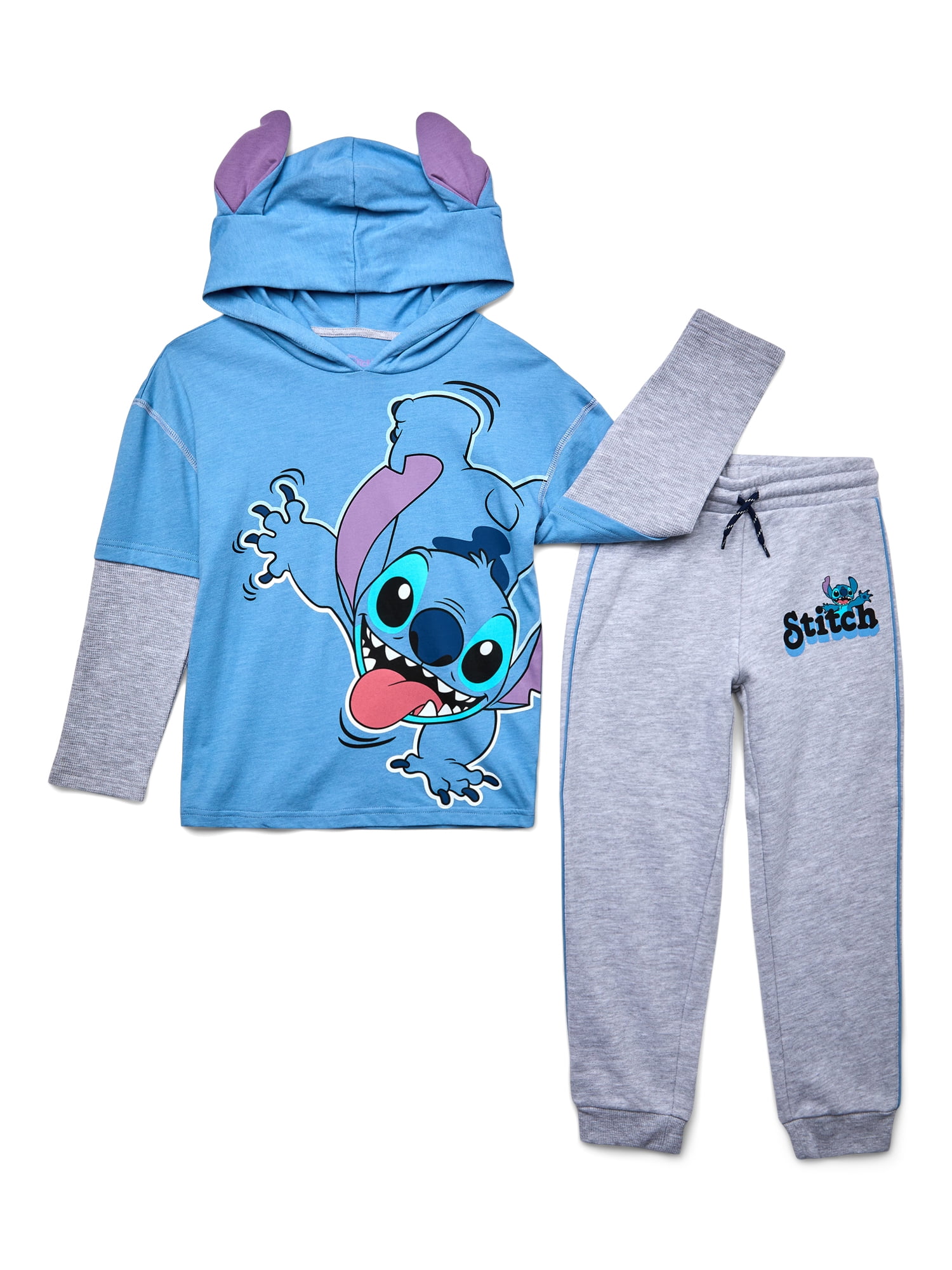 Lilo & Stitch Boys Cosplay Hooded Top and Joggers Set, 2 Piece, Sizes 4-10 - Walmart.com