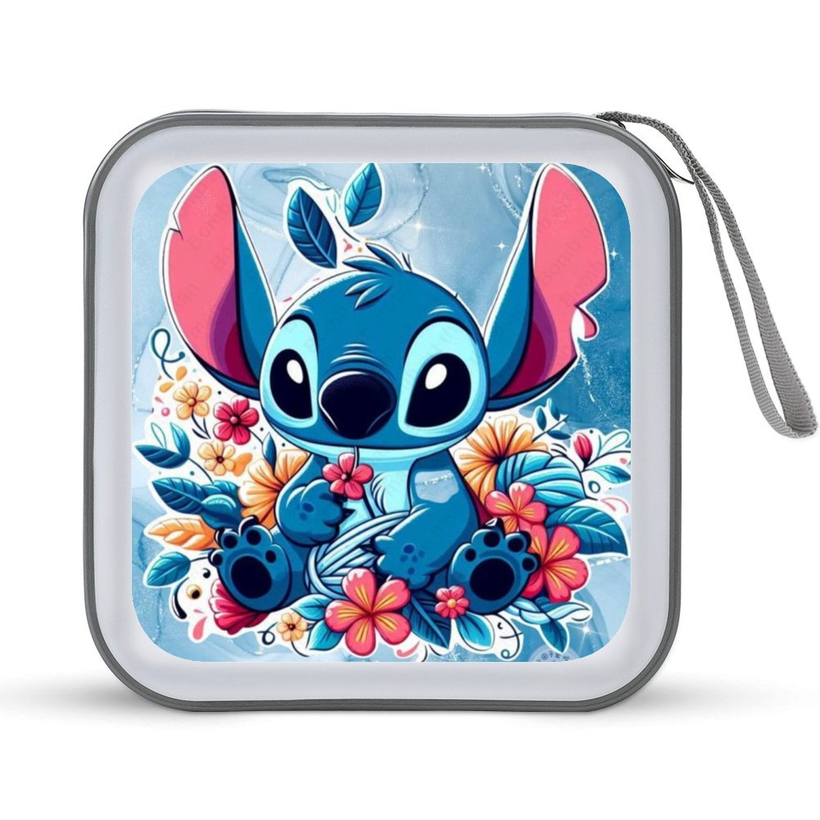 Lilo & Stitch CD Case, 40 Capacity VCD/DVD Case Holders Wallet Hard ...