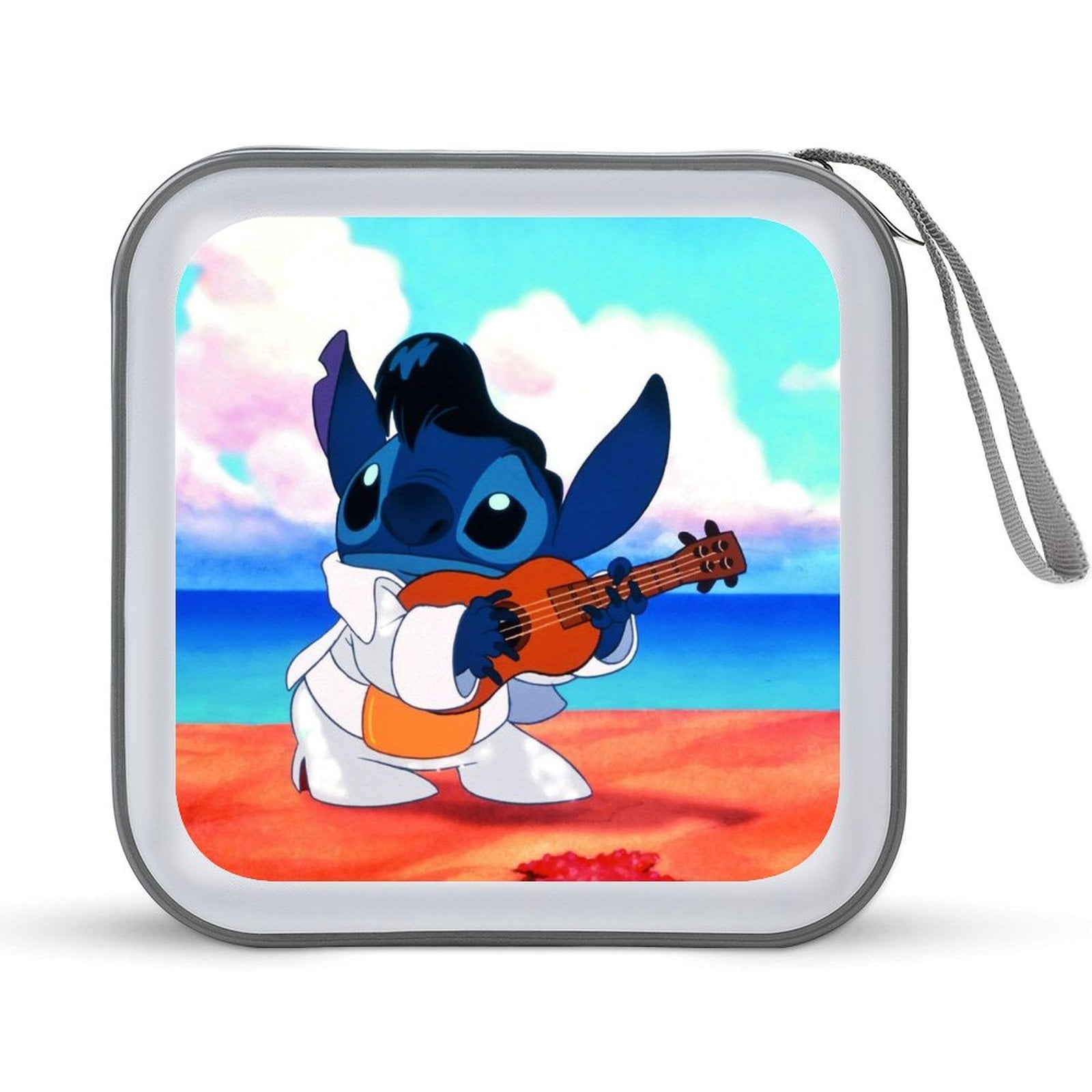 Lilo & Stitch CD Case, 40 Capacity VCD/DVD Case Holders Wallet Hard ...