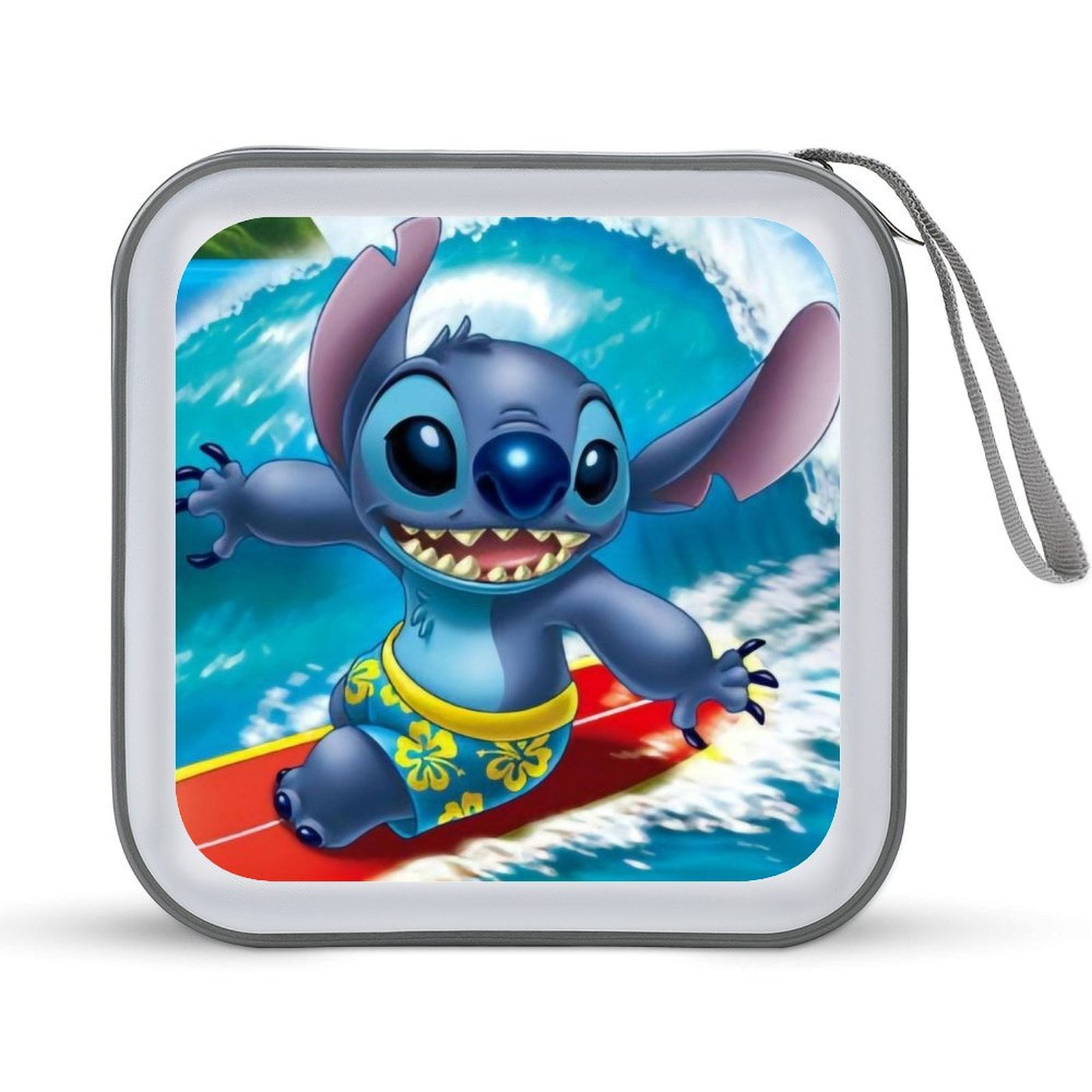 Lilo & Stitch CD Case, 40 Capacity VCD/DVD Case Holders Wallet Hard ...