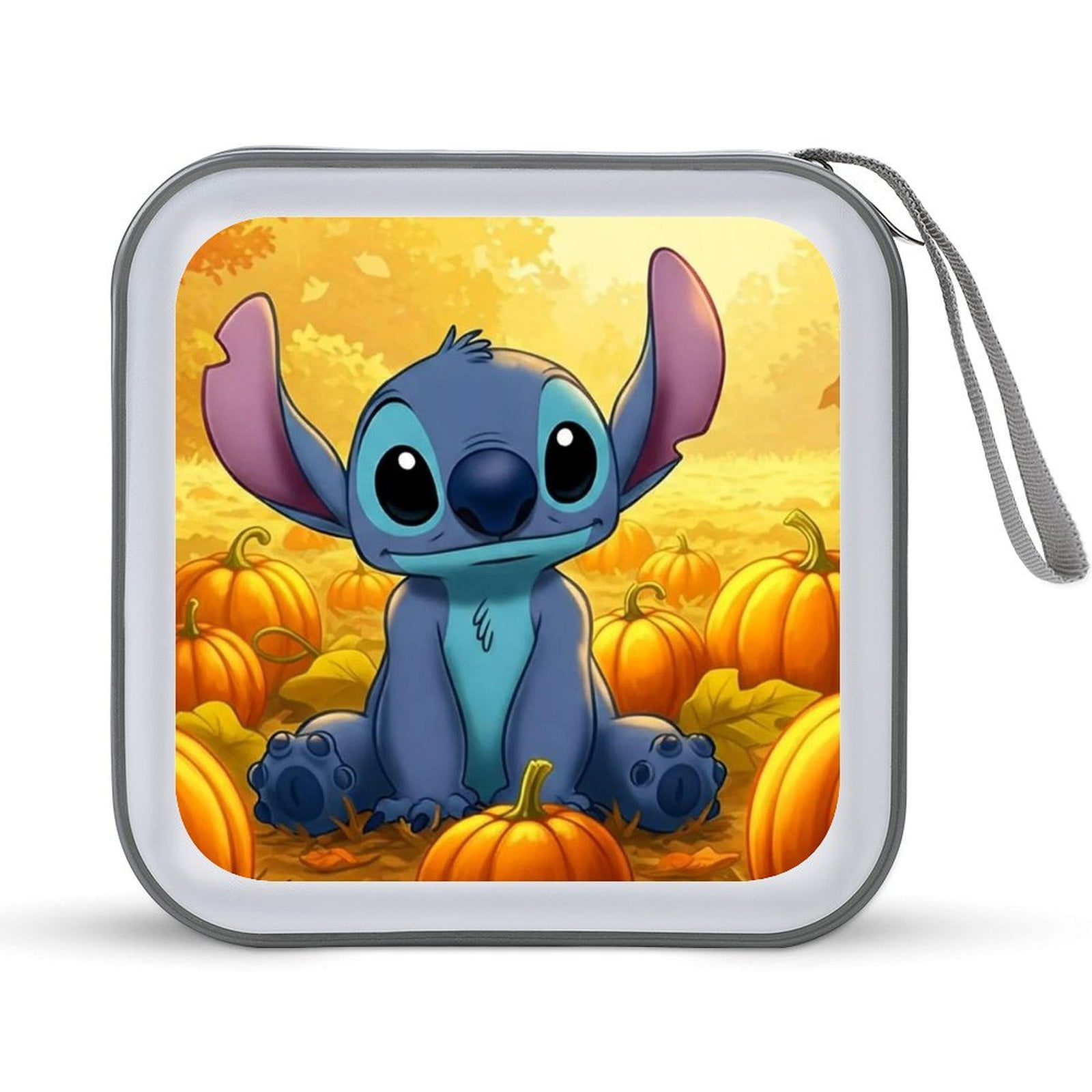 Lilo & Stitch CD Case, 40 Capacity VCD/DVD Case Holders Wallet Hard ...