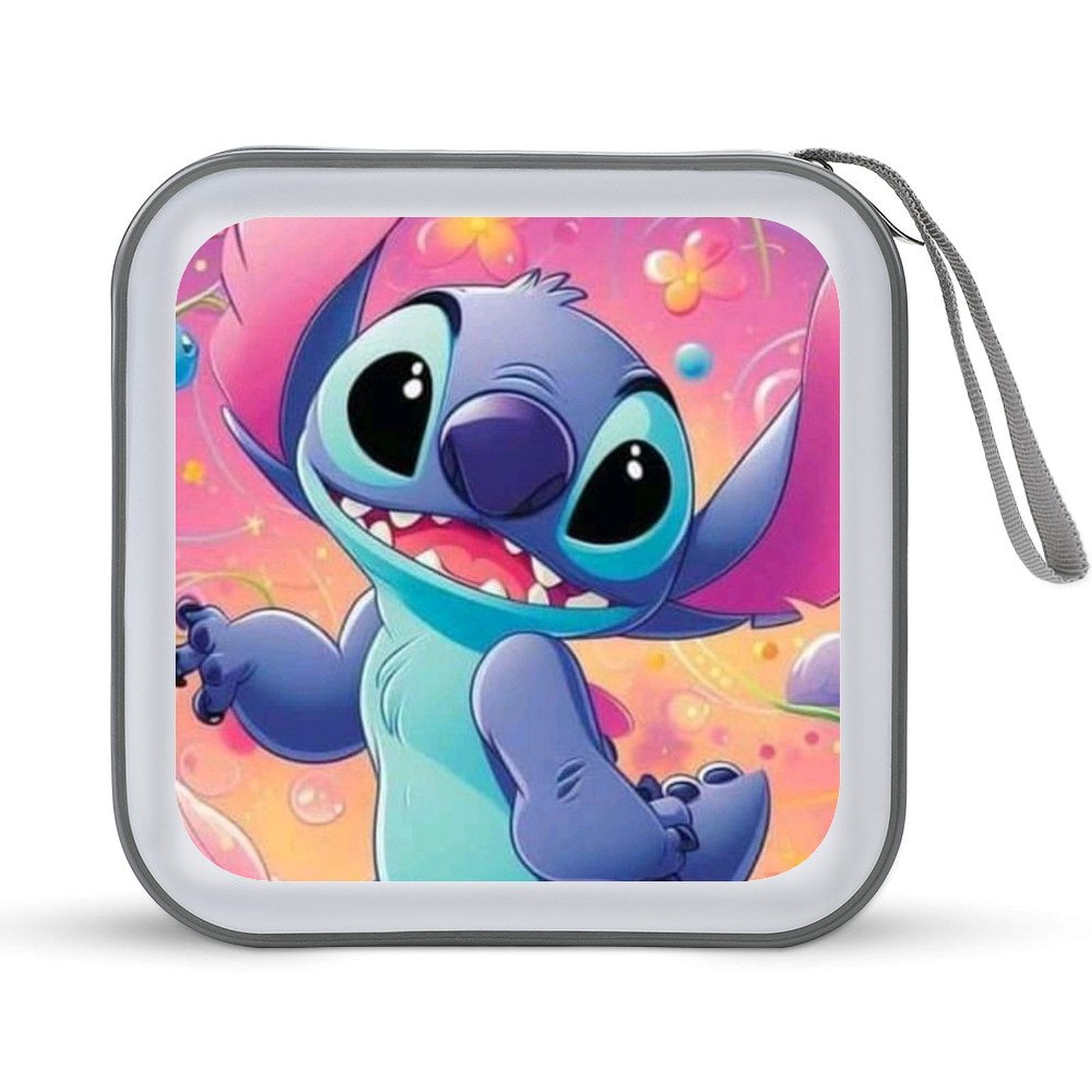 Lilo & Stitch CD Case, 40 Capacity VCD/DVD Case Holders Wallet Hard ...