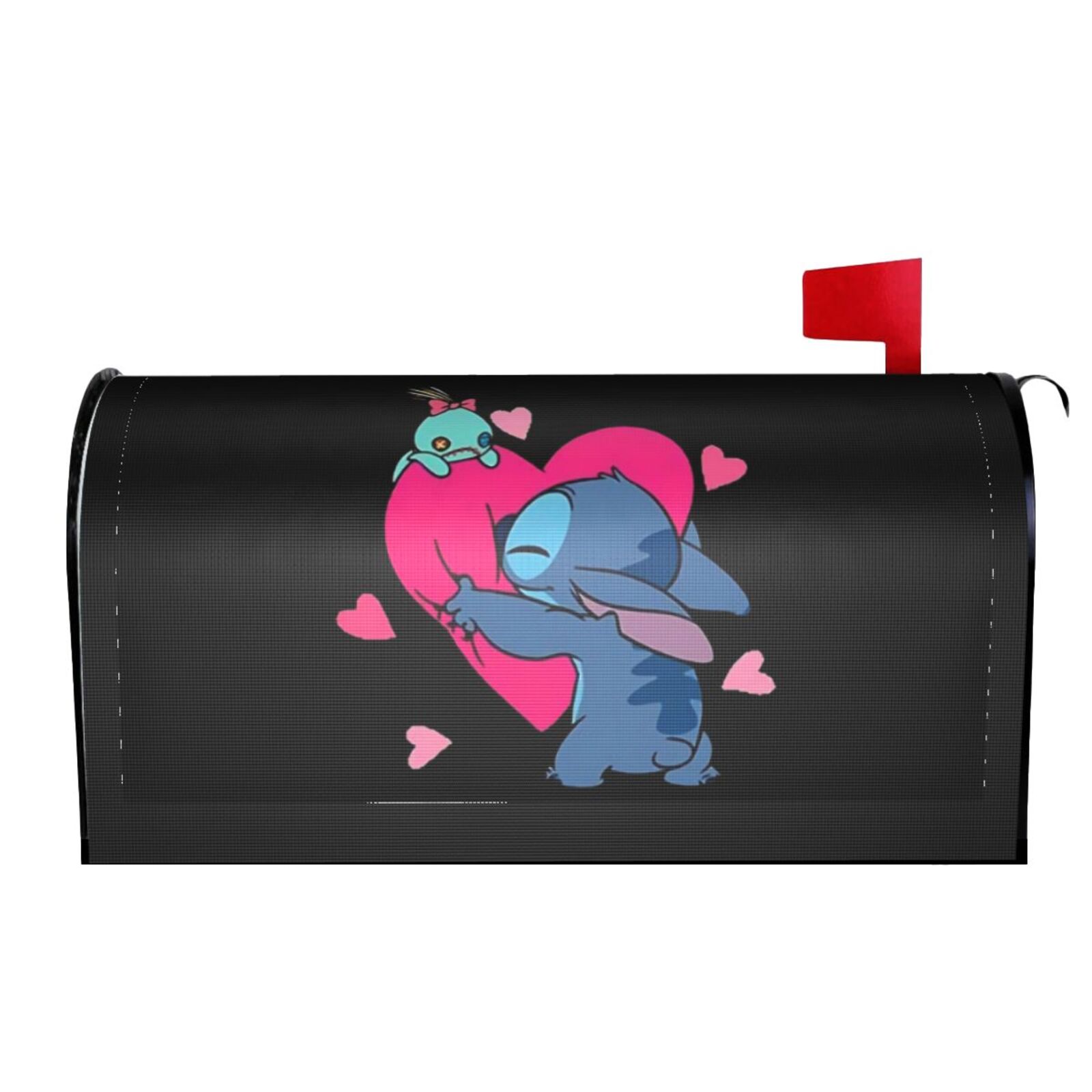 Lilo Stitch Cartoon Character Mailbox Cover Magnetic Standard Size ...