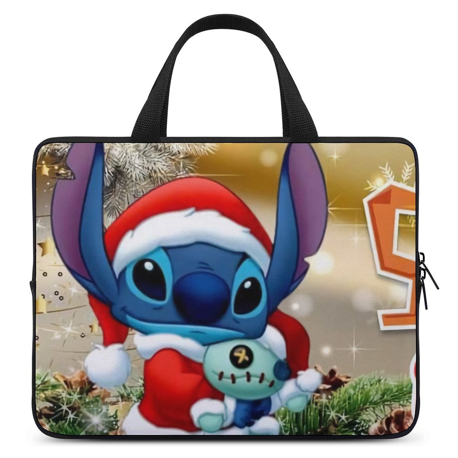 Lilo & Stitch Christmas Merry Stitchmas Portrait Laptop Bag for Women ...