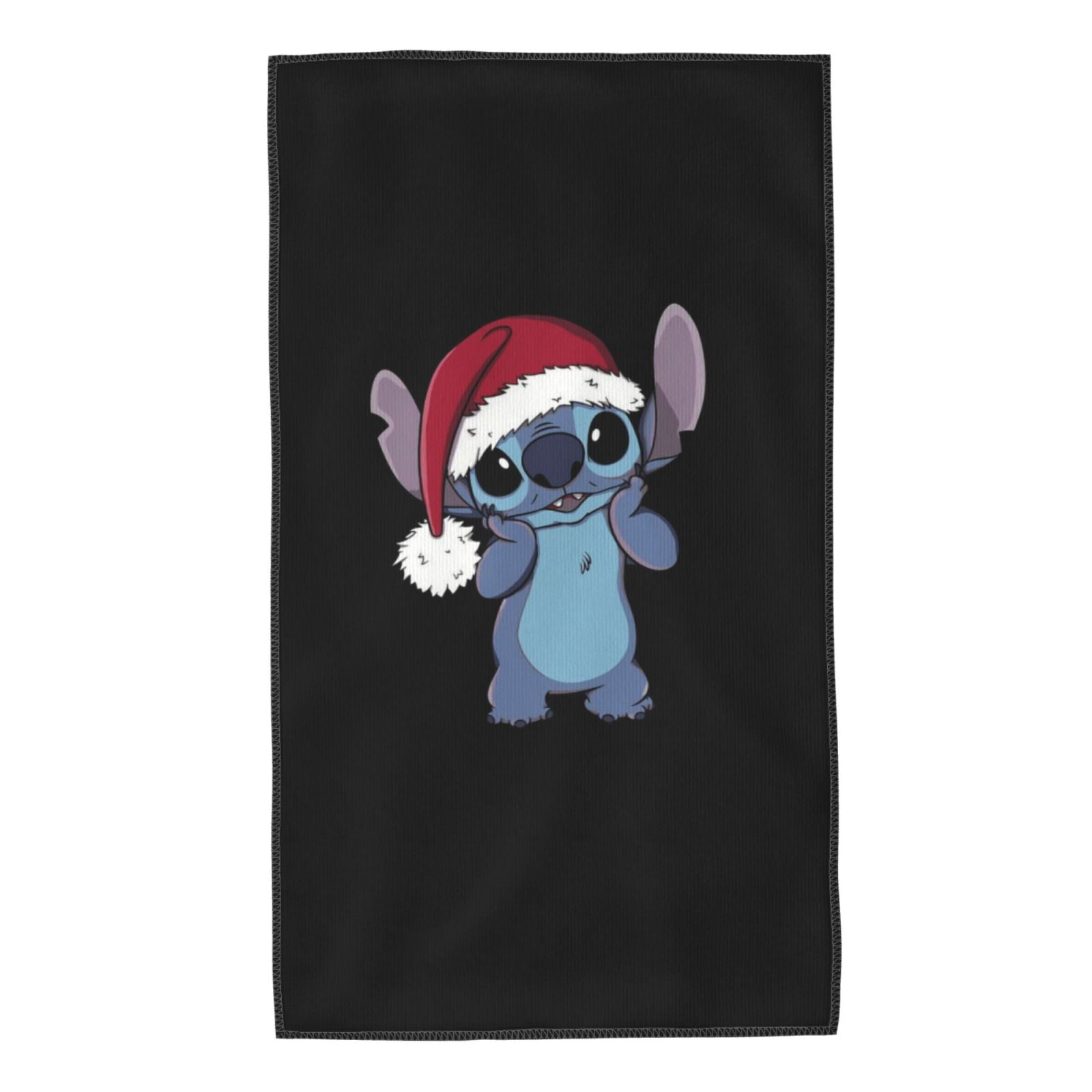 Lilo & Stitch Christmas Santa Hat Stitch Portrait Towels,Hand Towels ...