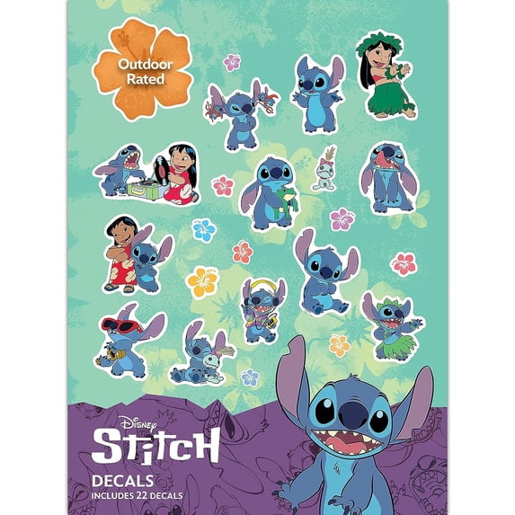 Lilo and Stitch Decals - Set of 22 Lilo and Stitch Stickers for Kids ...