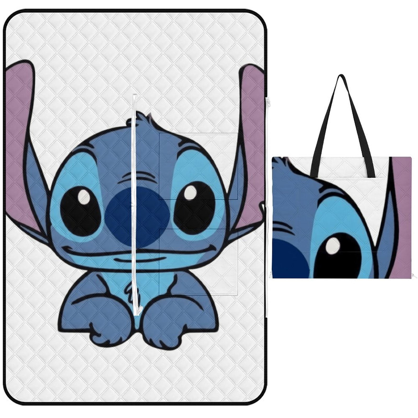 Lilo & Stitch Distressed Stitch Extra Large Picnic Outdoor Blanket,59 x ...