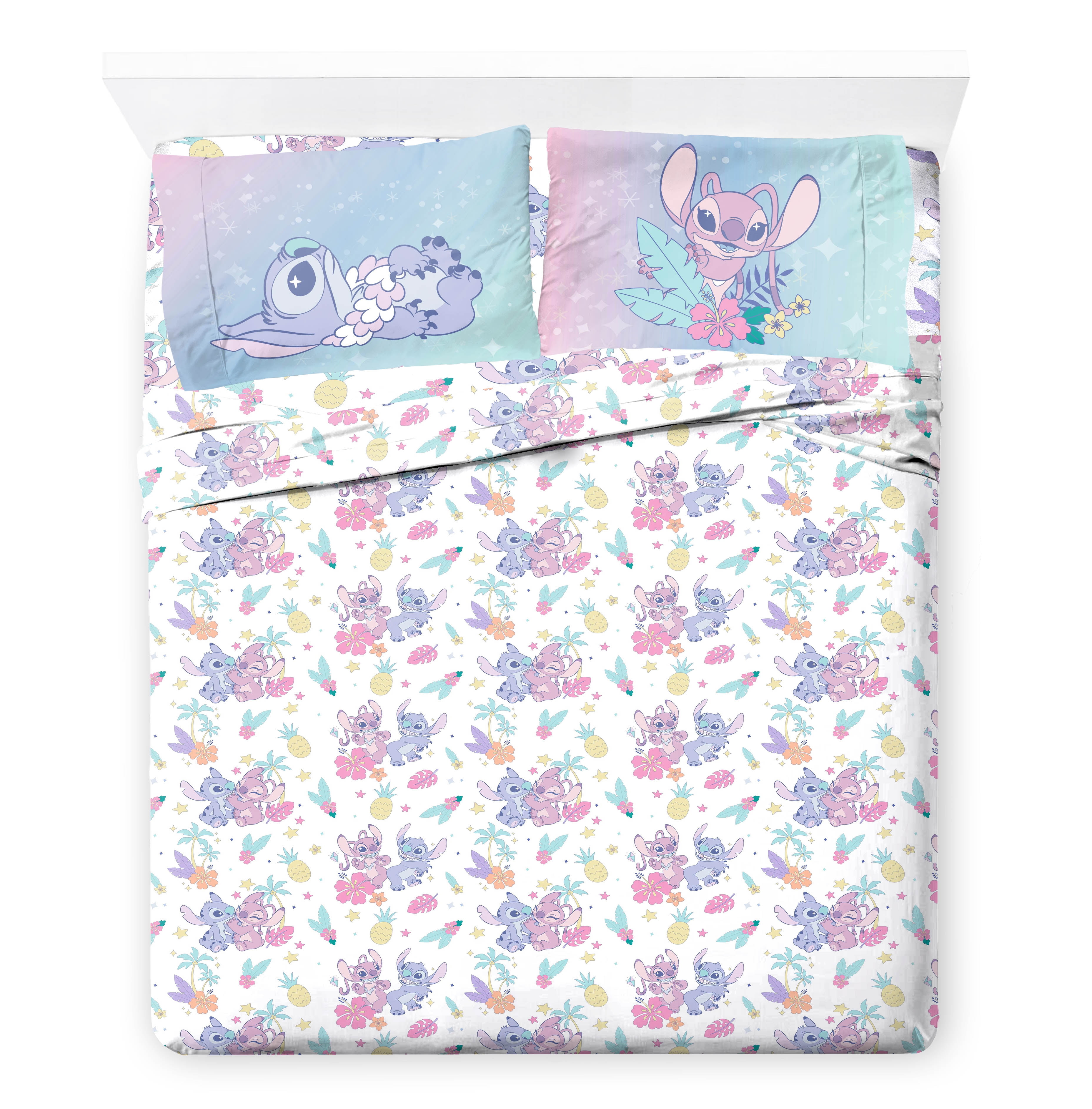 Lilo & Stitch Dreamin' 4 Piece Full Size Kids Sheet Set - Disney ...