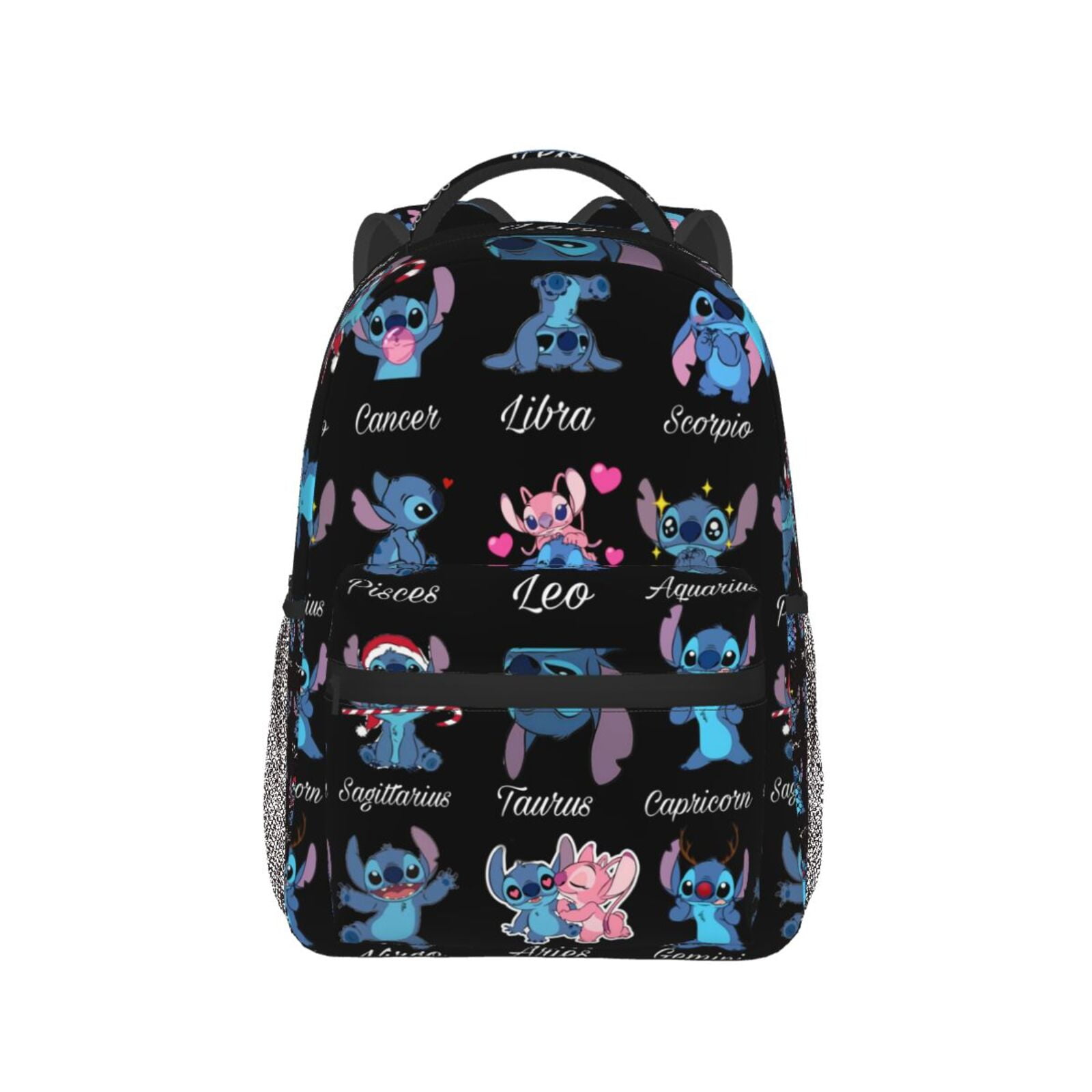 Lilo & Stitch Emotio Backpacks with Side Pockets-Durable,Lightweight Laptop Backpack with 1 Main ...