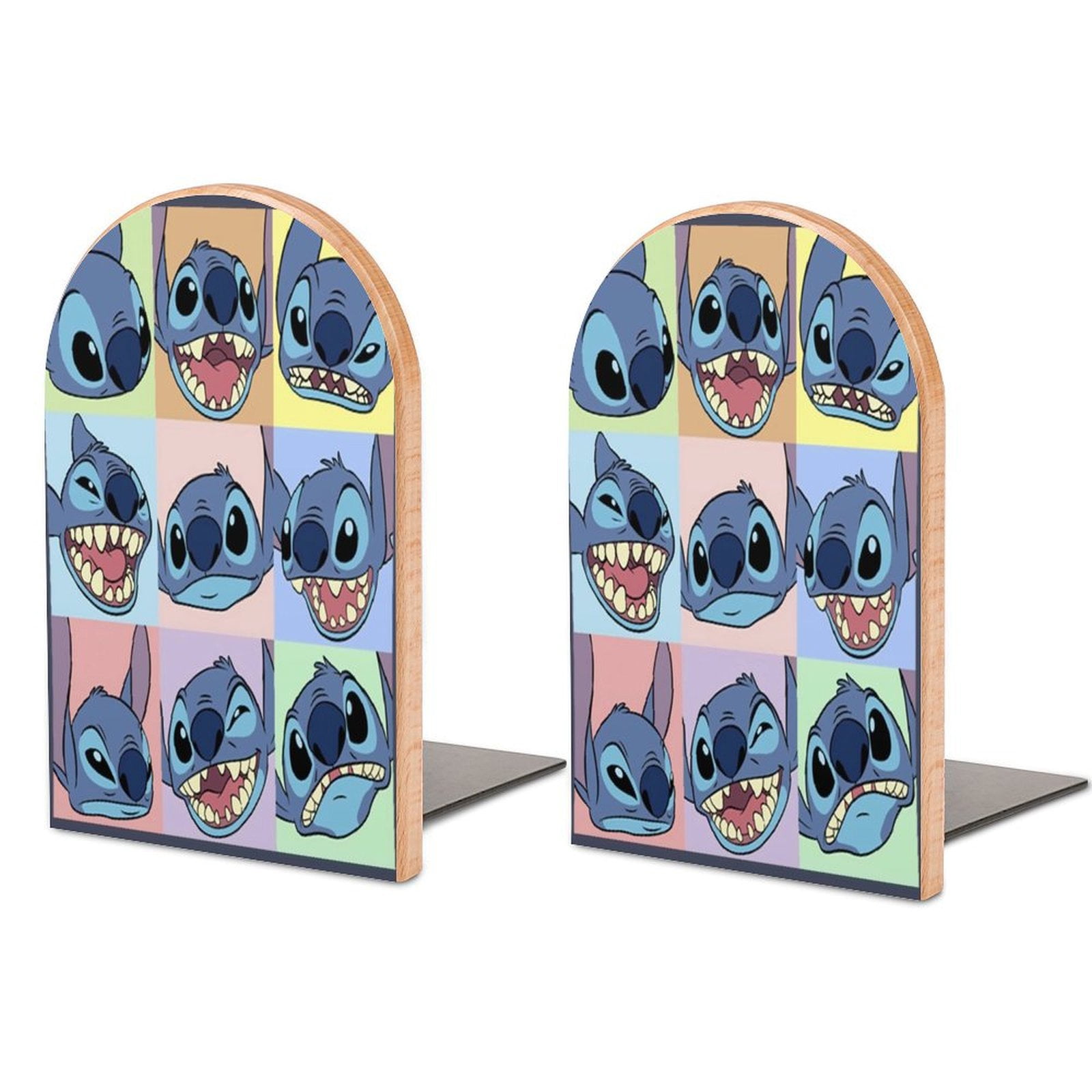 Lilo & Stitch Emotio Book Ends,BookEnds Supports for Bookrack Desk ...