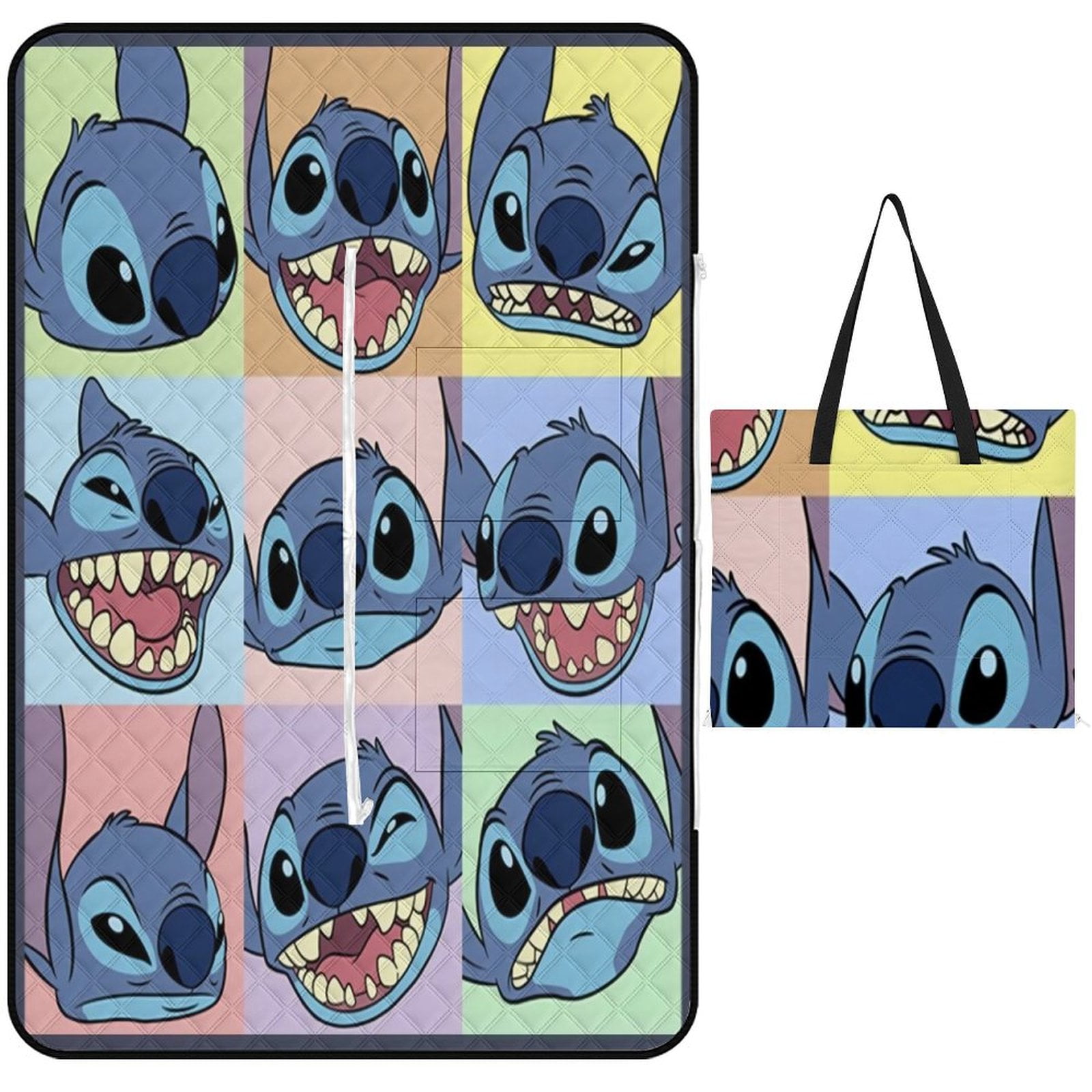 Lilo & Stitch Emotio Extra Large Picnic Blanket Waterproof,59"x 39 ...