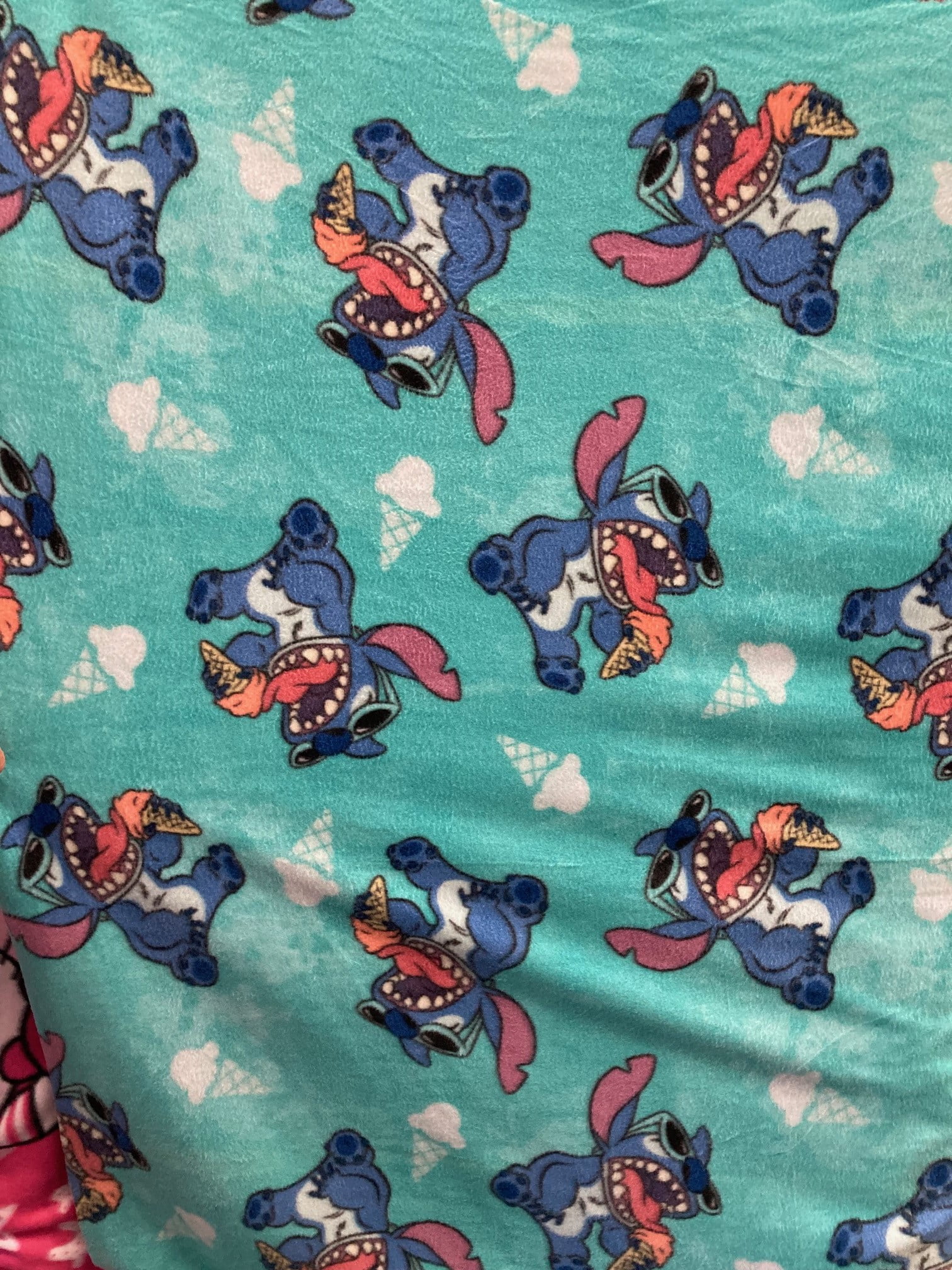 Lilo & Stitch Fleece Print Fabric 58-60" Wide and Sold by the Yard ...