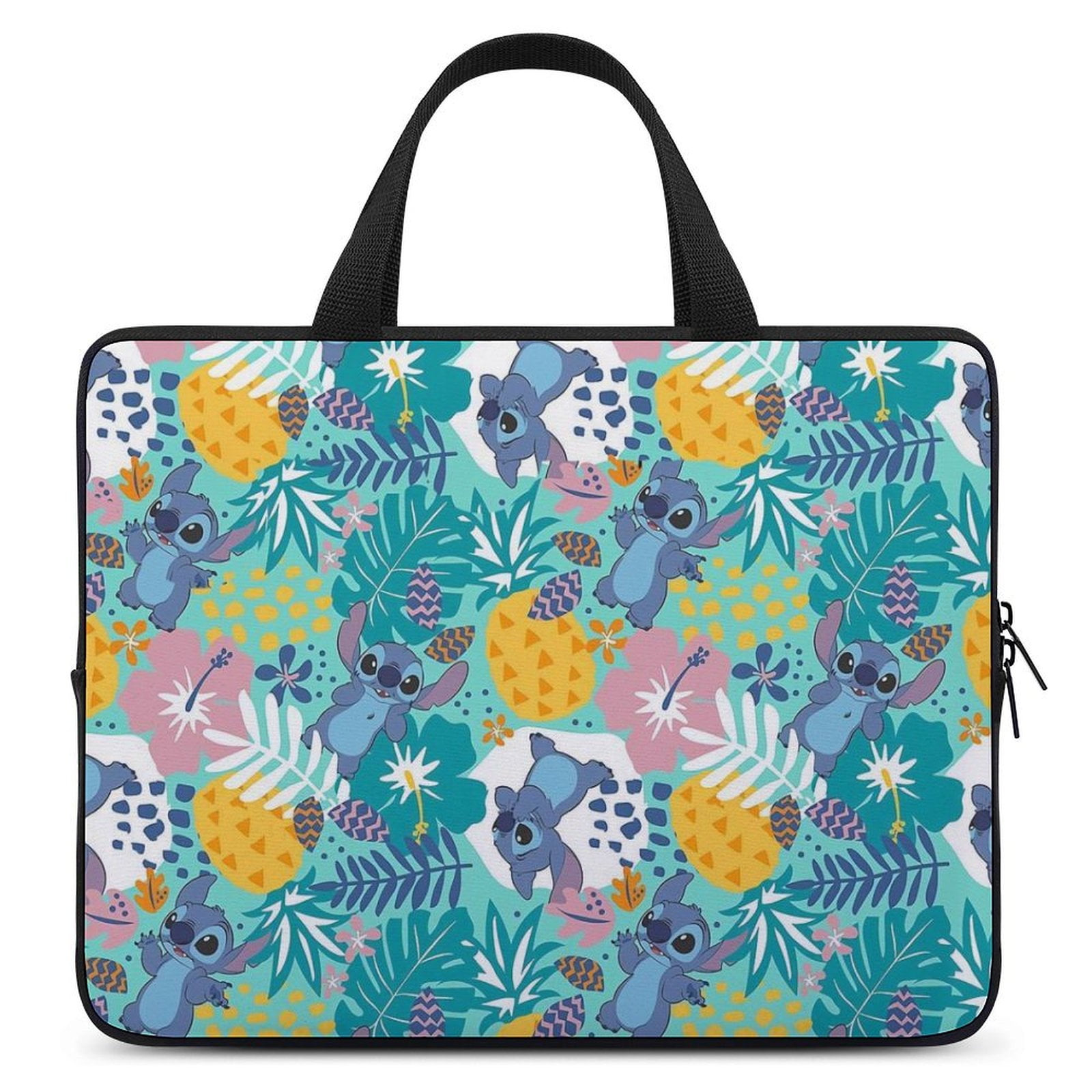 Lilo & Stitch Floral Stitch Laptop Bag for Women Men 13 Inch,Laptop ...