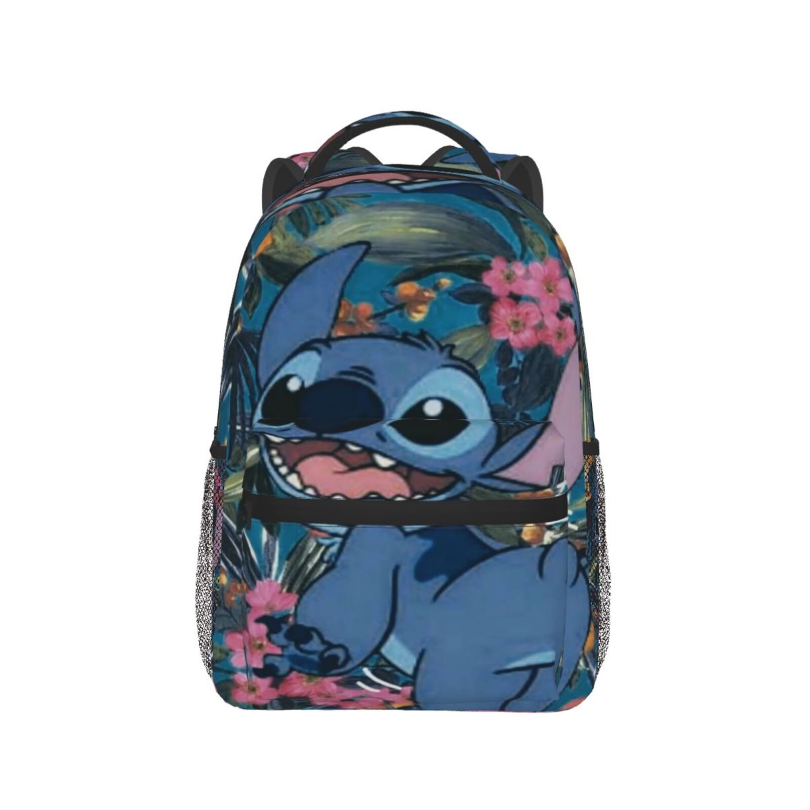 Lilo & Stitch Floral Stitch Backpack,Daypack Cute Cartoon Travel ...