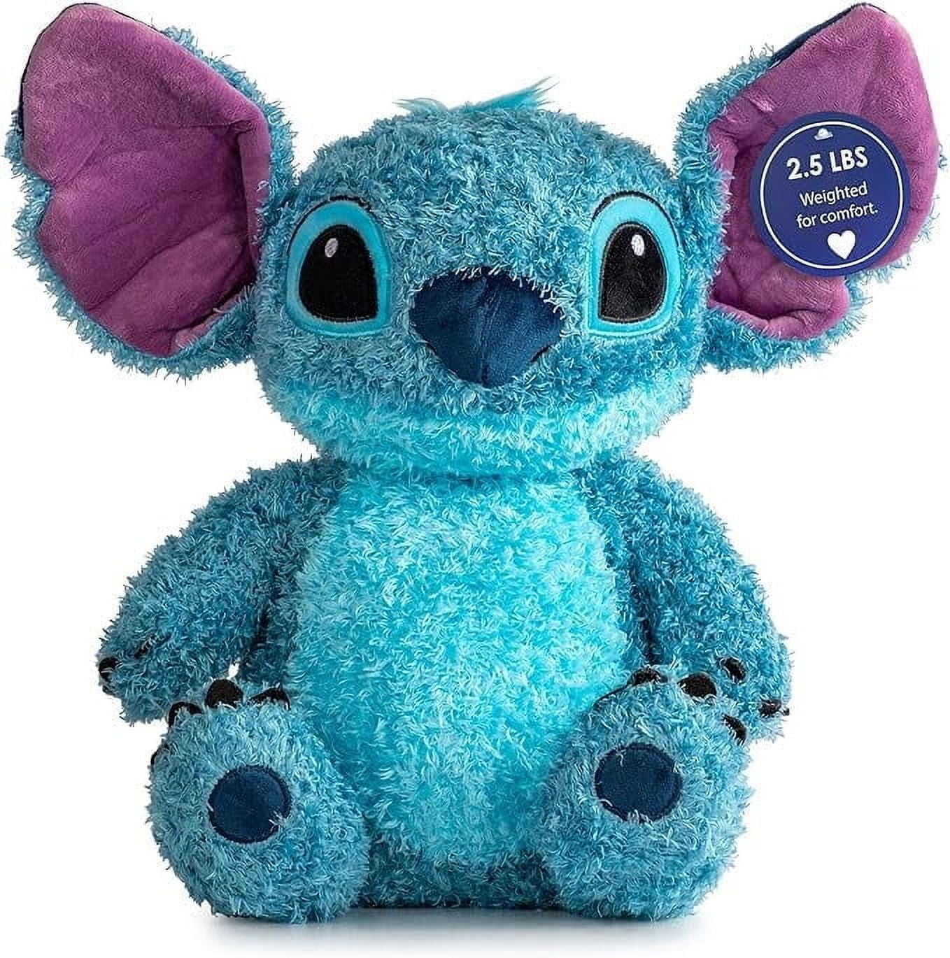 Lilo & Stitch Fuzzy Stitch 2.5 lbs Weighted Plush Pillow Buddy - Disney ...