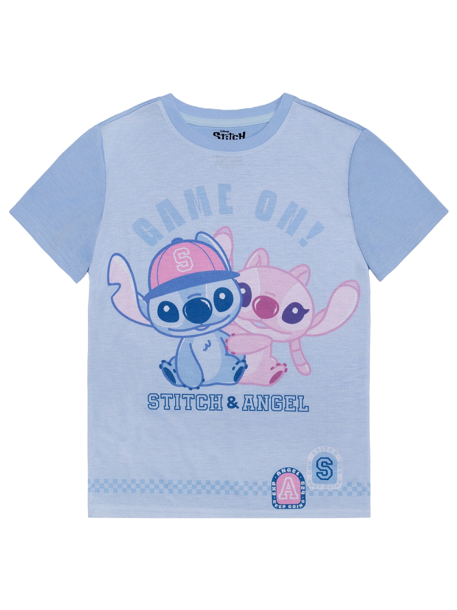 Lilo & Stitch Girls Short Sleeve Nightgown, Sizes 4-12 - Walmart.com