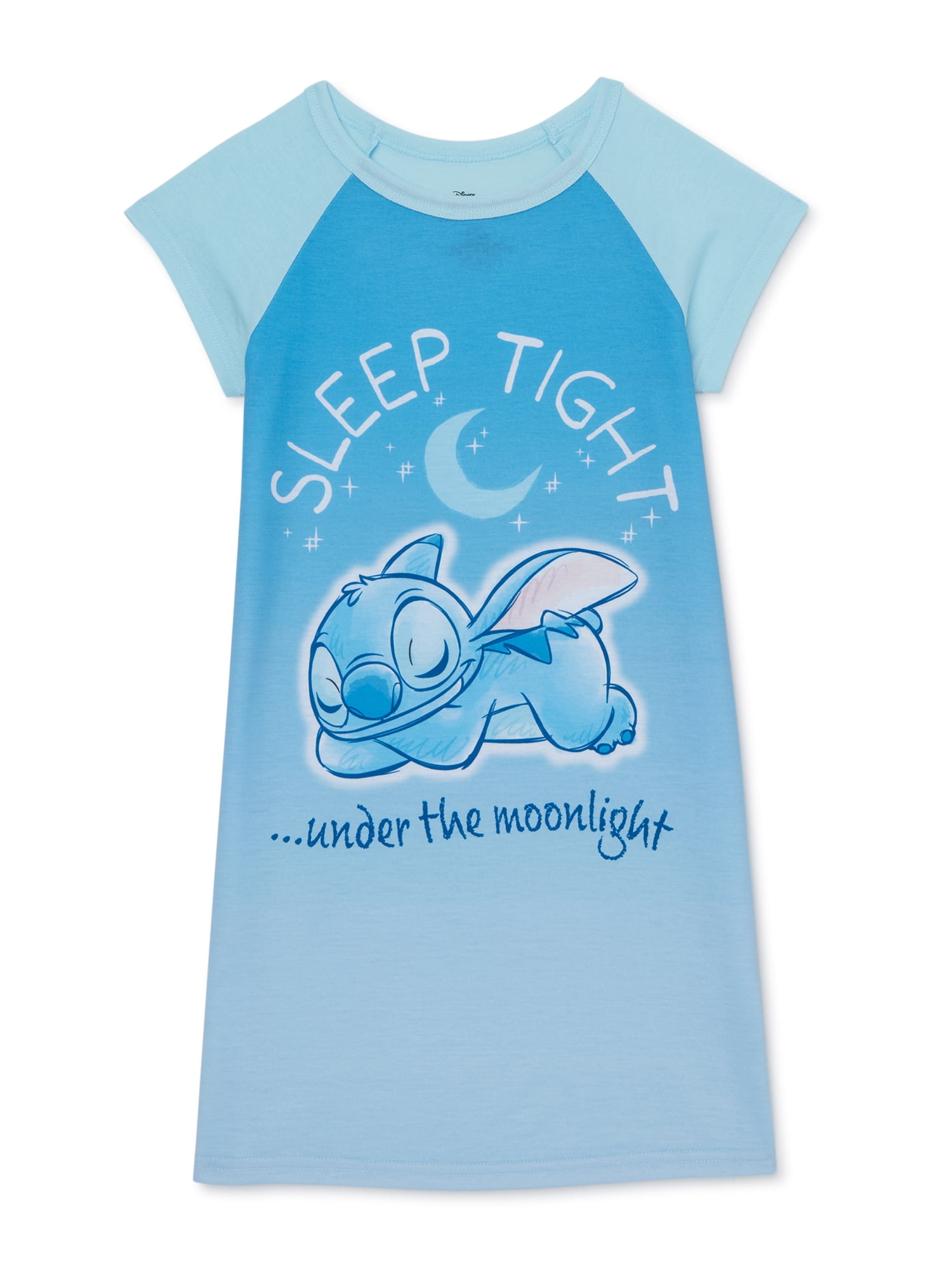 Lilo & Stitch Girls Sleep Gown, Sizes 4-12 - Walmart.com