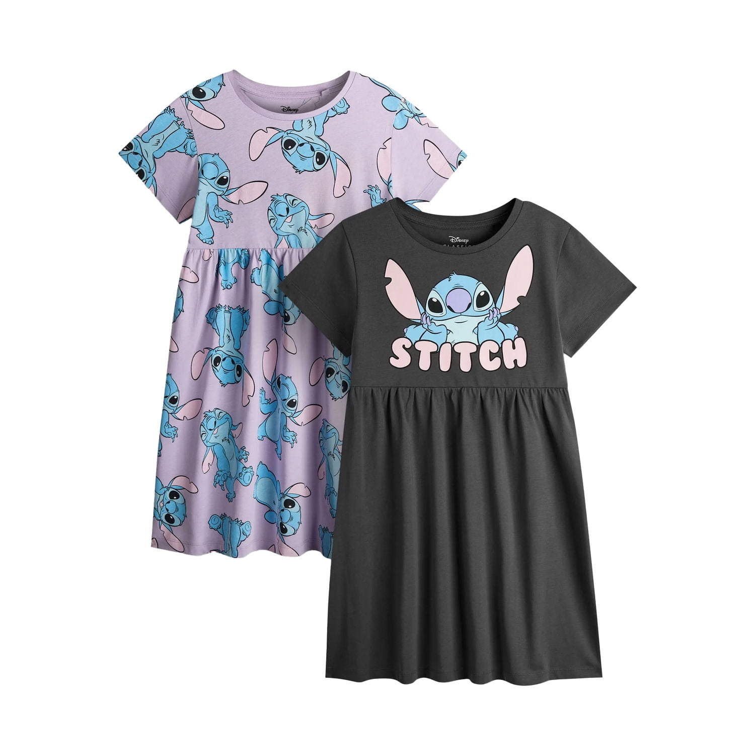 Lilo & Stitch Girls Stitch Character Dress Set (Pack of 2) - Walmart.com