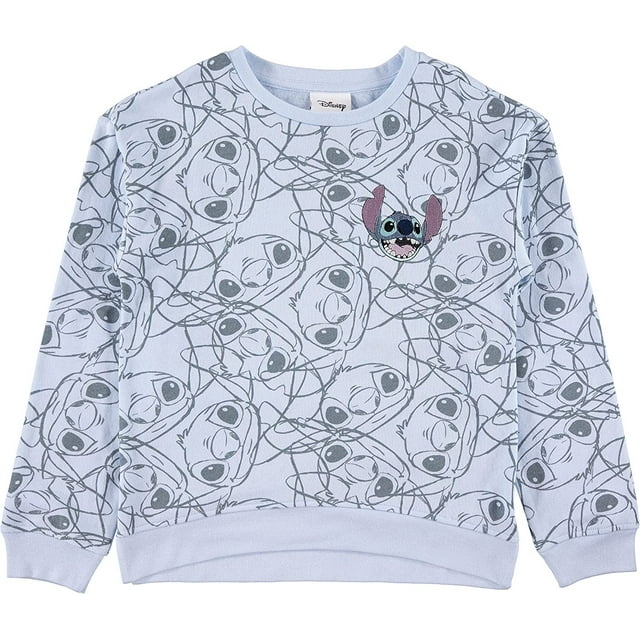 Disney's Lilo & Stitch Girls Hoodie Sweatshirt - Jumbo Print ...
