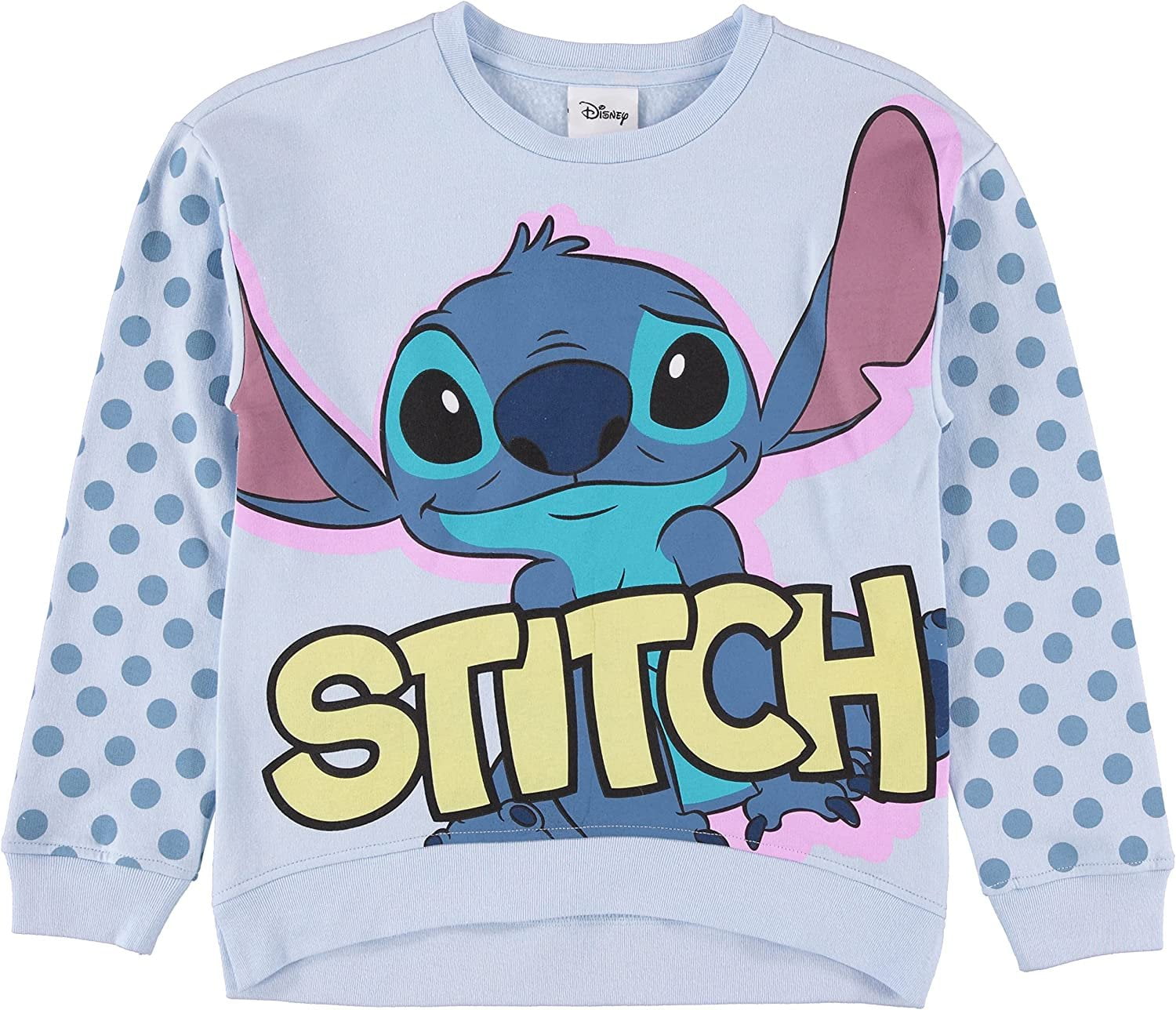 Lilo & Stitch Girls Sweatshirt, Large Screen Print - Sizes 4-16 ...