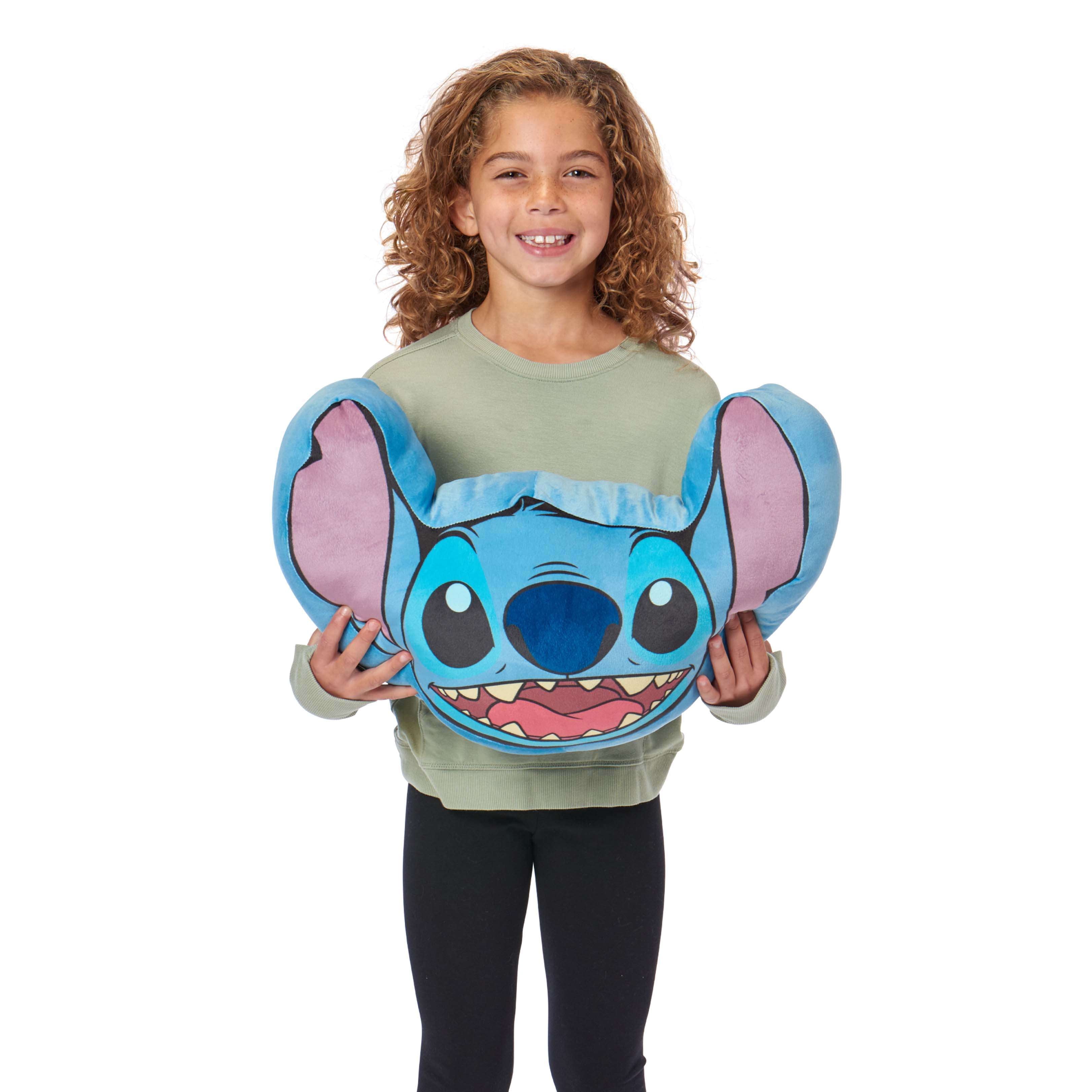 Lilo & Stitch Happy Stitch Disney Kids Travel Cloud Pillow, 15 inches ...