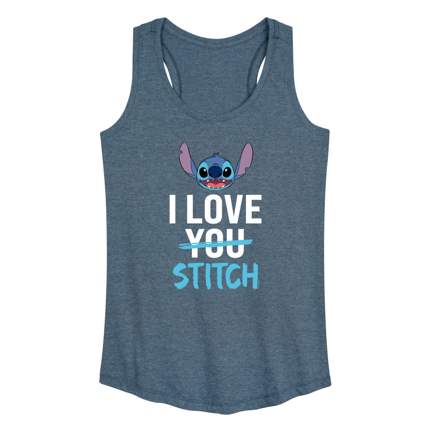 Lilo & Stitch - I Love Stitch - Women's Racerback Tank Top - Walmart.com