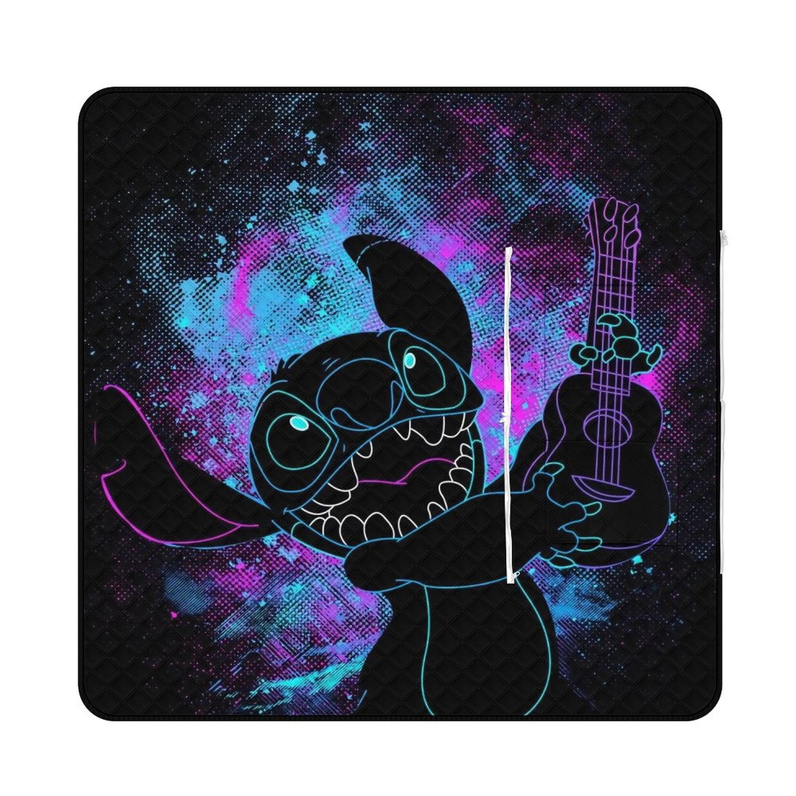 Lilo & Stitch Iconic Elvis Stitch Ready Picnic Blanket Outdoor Extra ...