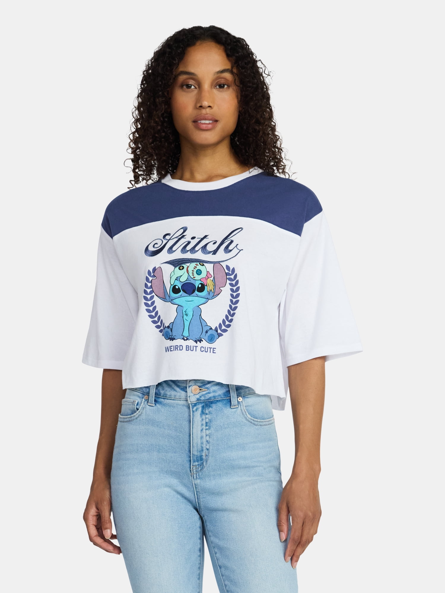Lilo & Stitch Women's Graphic Skimmer Tee, Sizes XXS-XXL - Walmart.com