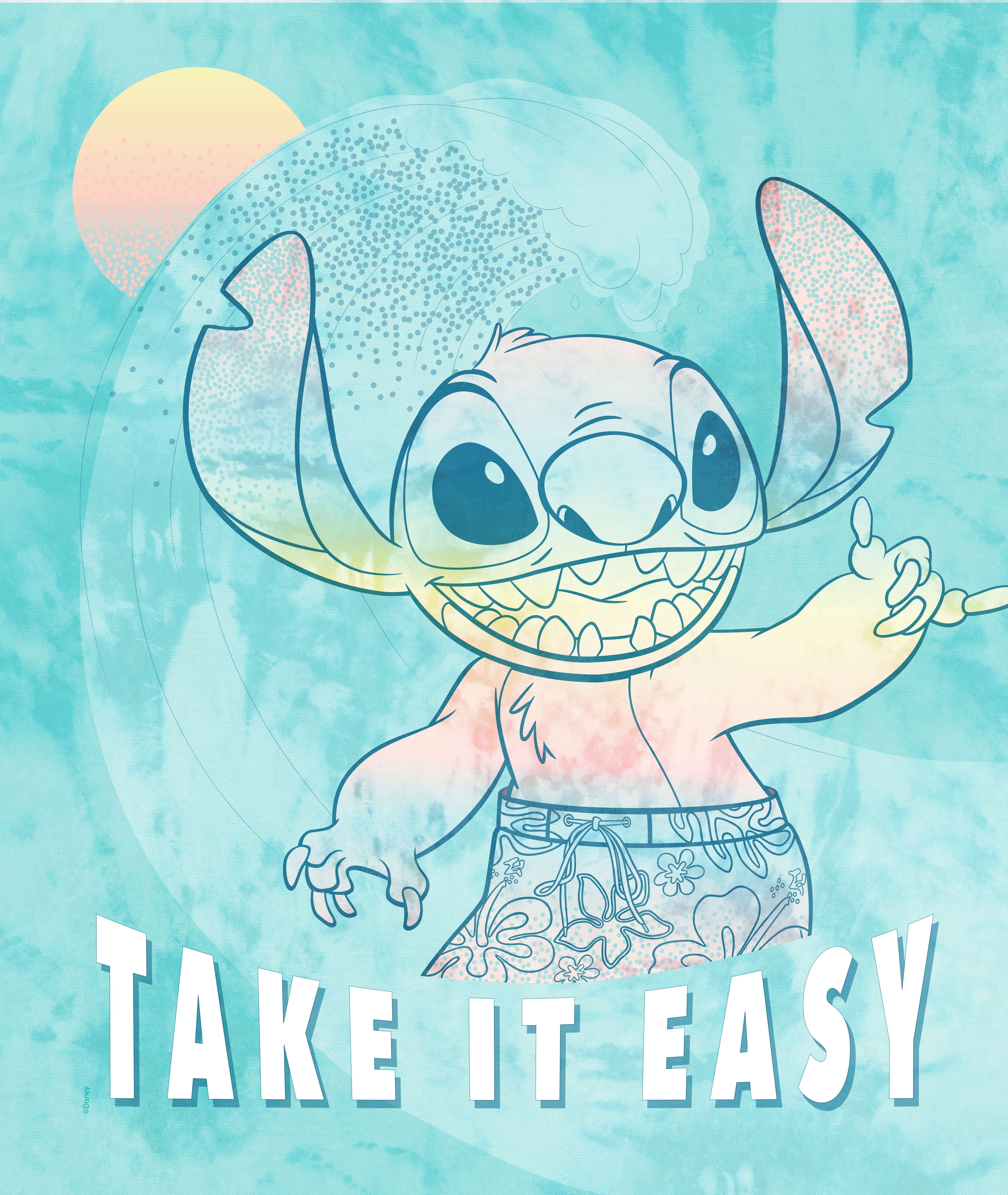 Lilo & Stitch Laid Back Stitch Kids Silk Touch Throw Blanket - Walmart.com