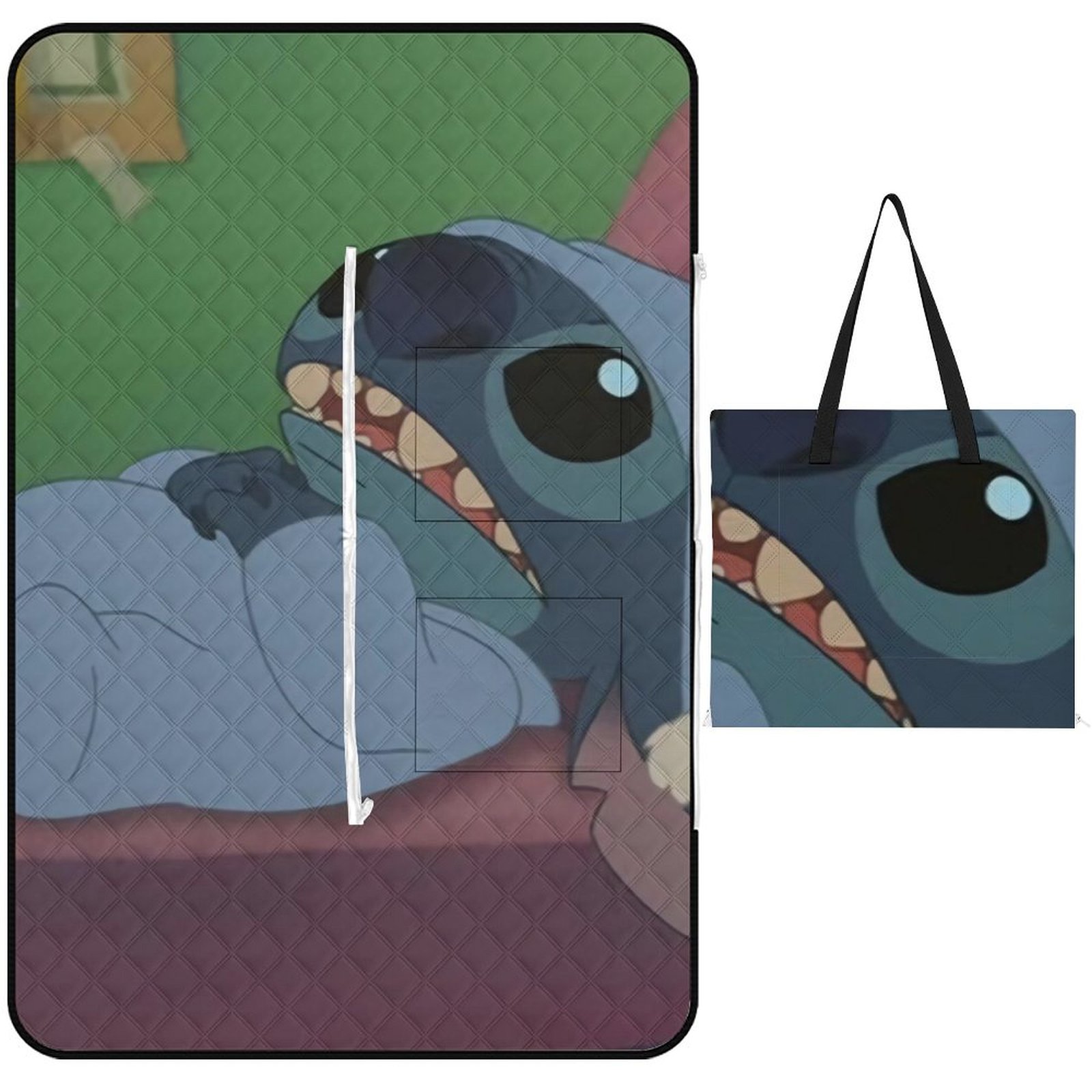 Lilo & Stitch Lazy Energy Extra Large Picnic Outdoor Blanket,59 x 39 ...