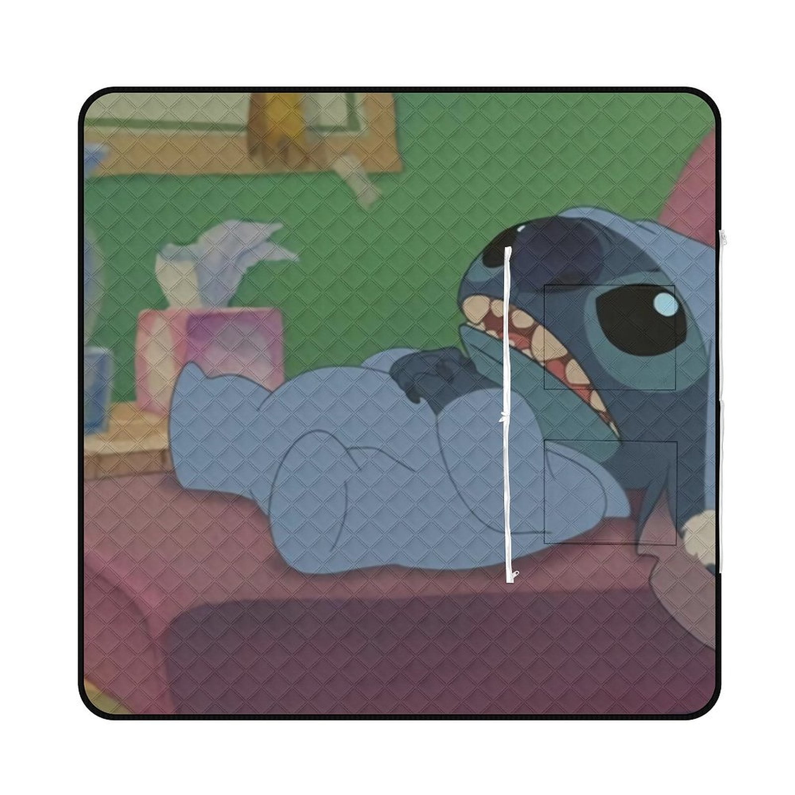 Lilo & Stitch Lazy Energy Extra Large Picnic Outdoor Blanket,59 x 59 ...