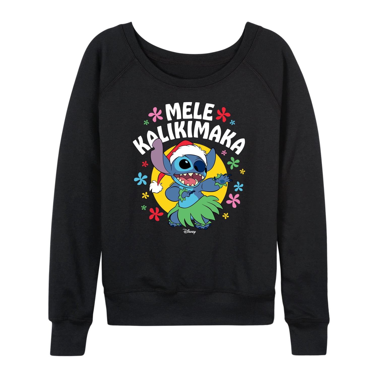 Lilo & Stitch - Mele Kalikimaka - Women's Lightweight French Terry Long ...