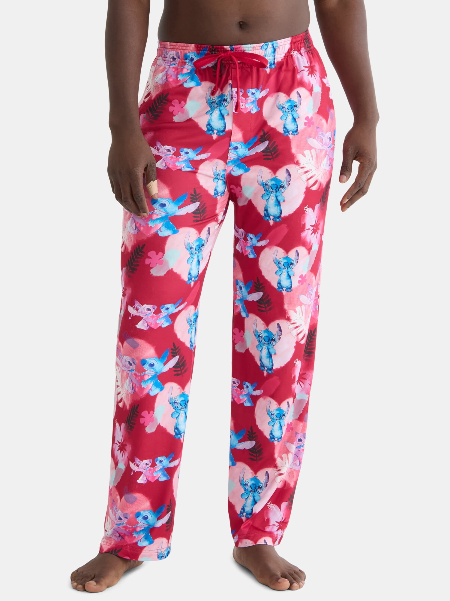 Lilo & Stitch Men's Valentine's Day Pajama Sleep Pants, Sizes S-2XL ...