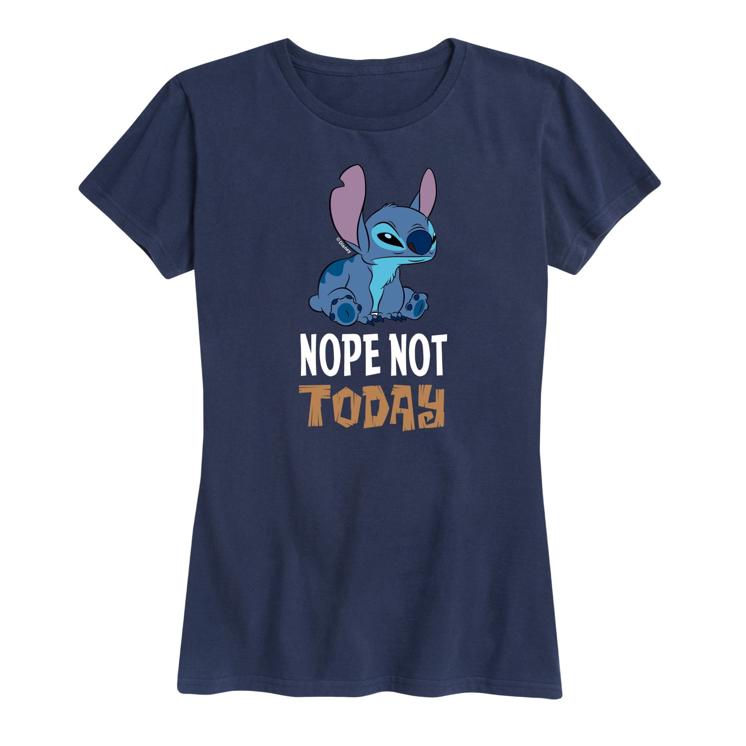 Lilo & Stitch - Nope Not Today - Women's Short Sleeve Graphic T-Shirt ...