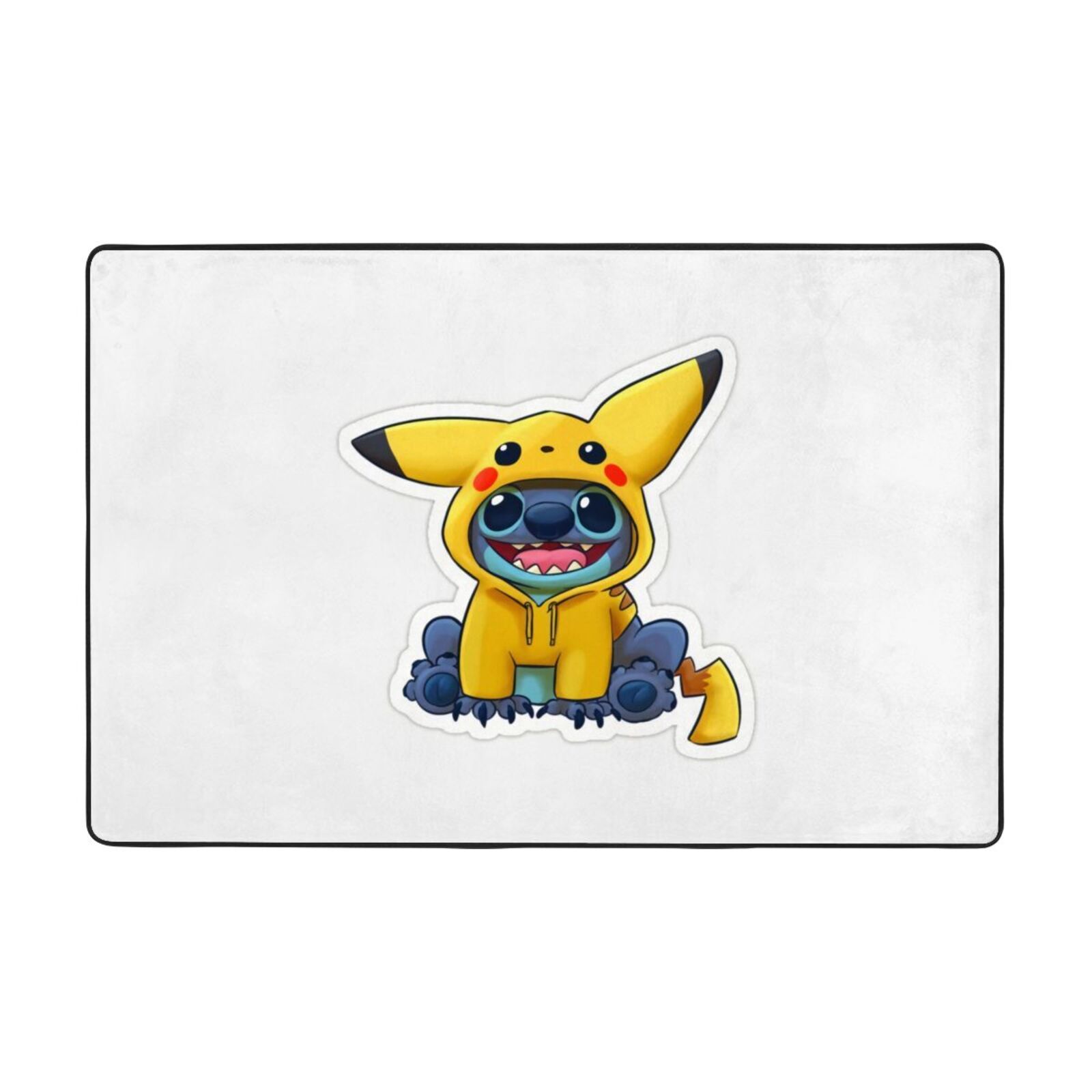 Lilo & Stitch Pokémon-Pikachu Gamer Rug Room Non-Slip Gaming Rug Cool ...