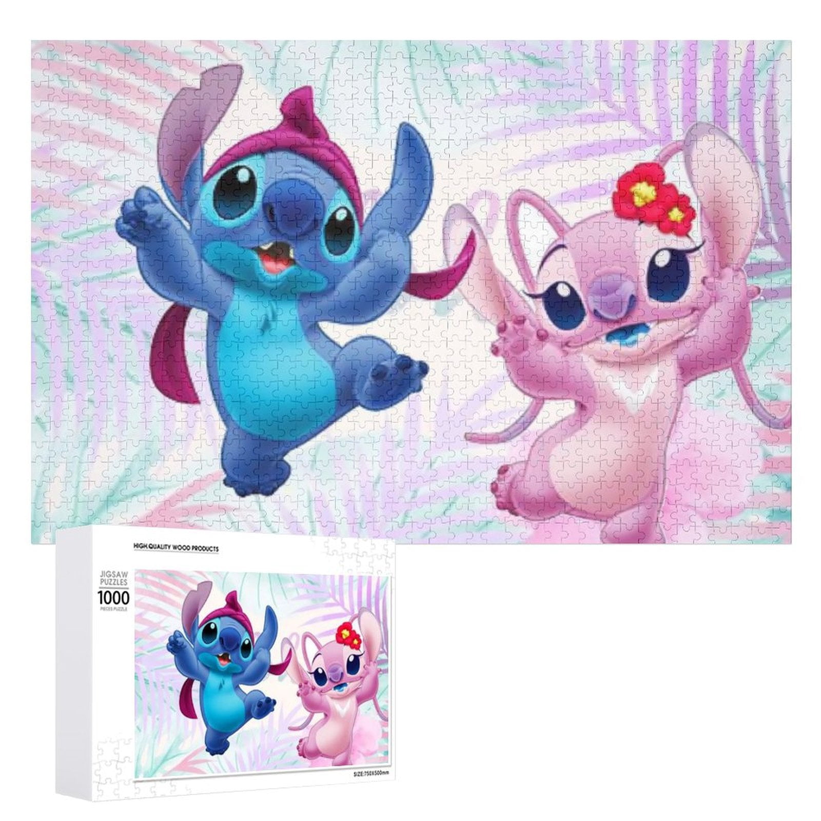 Lilo & Stitch Puzzles- 1000 Piece Jigsaw Puzzle for Adults Challenging ...