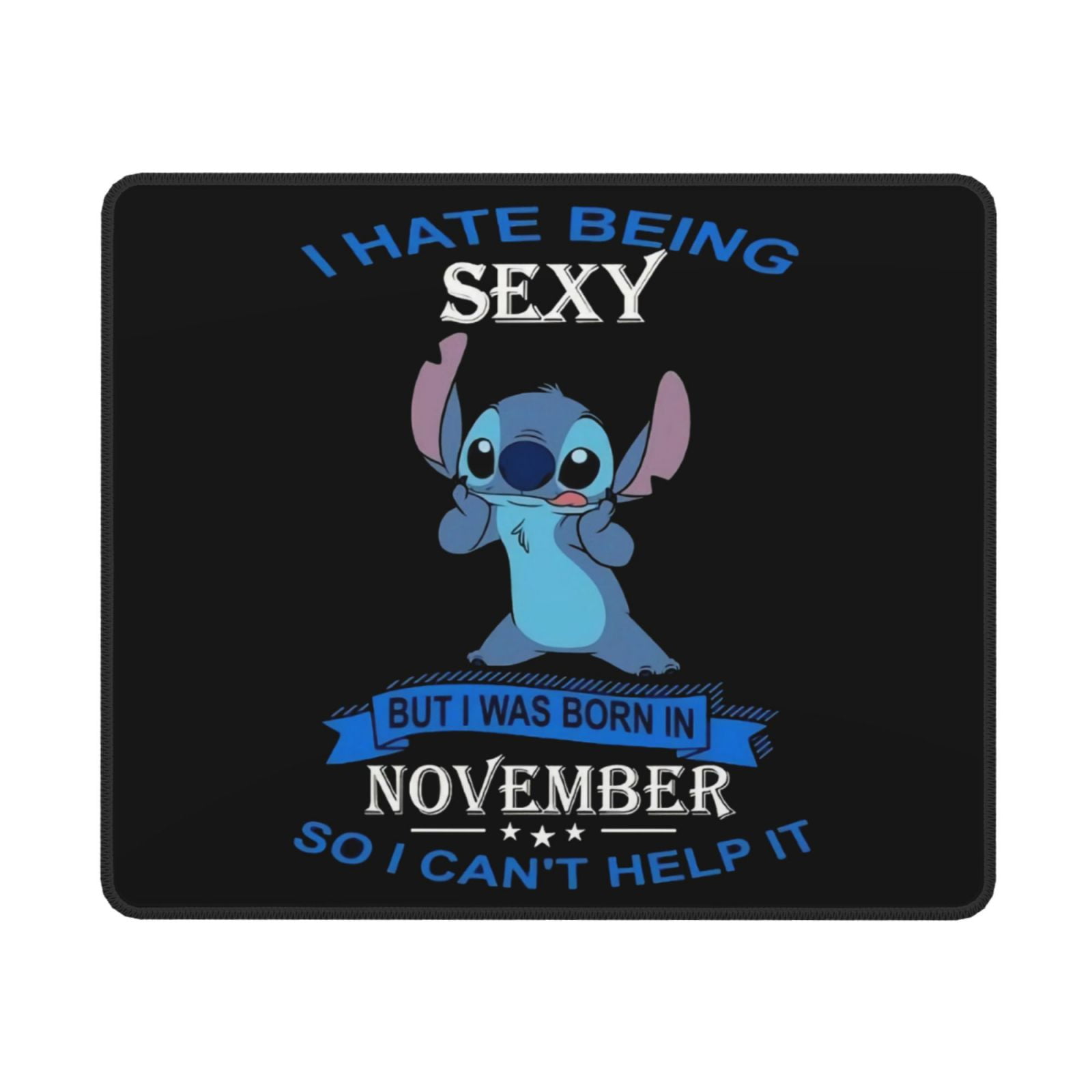 Lilo & Stitch Resting Stitch Face Mouse Pad,Kawaii Anime Cat Mouse Pads ...