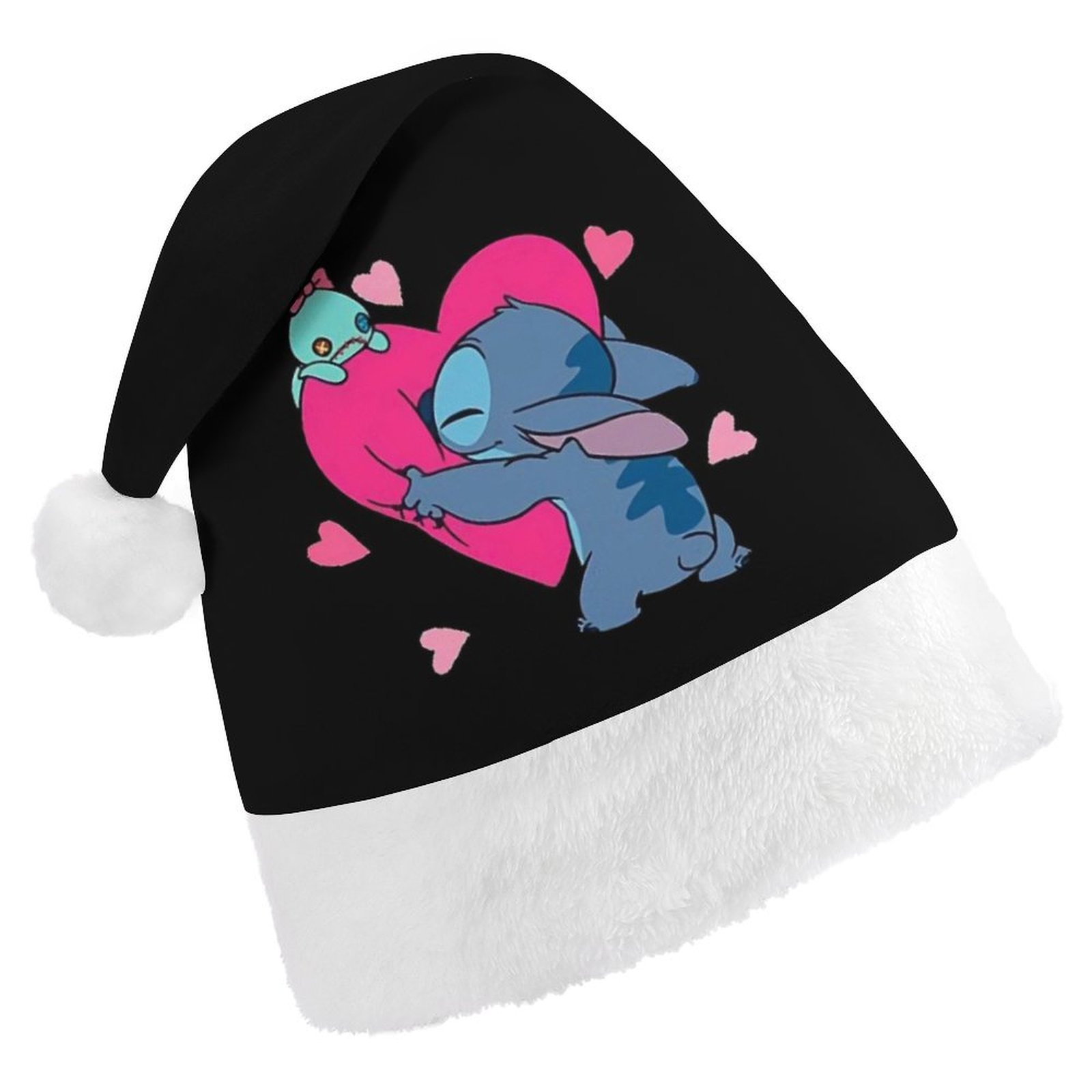 Lilo Stitch Santa Hat for Adults,Christmas Hat,Xmas Hat,Unisex Velvet ...