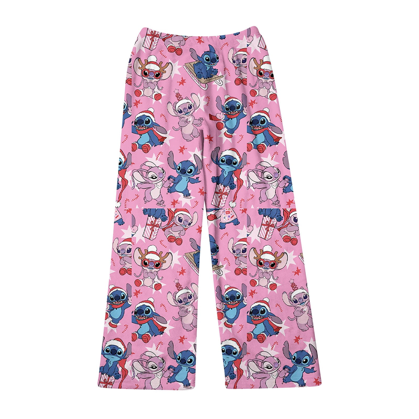 Lilo & Stitch Soft Cotton Pajamas for Women Pink XL - Walmart.com