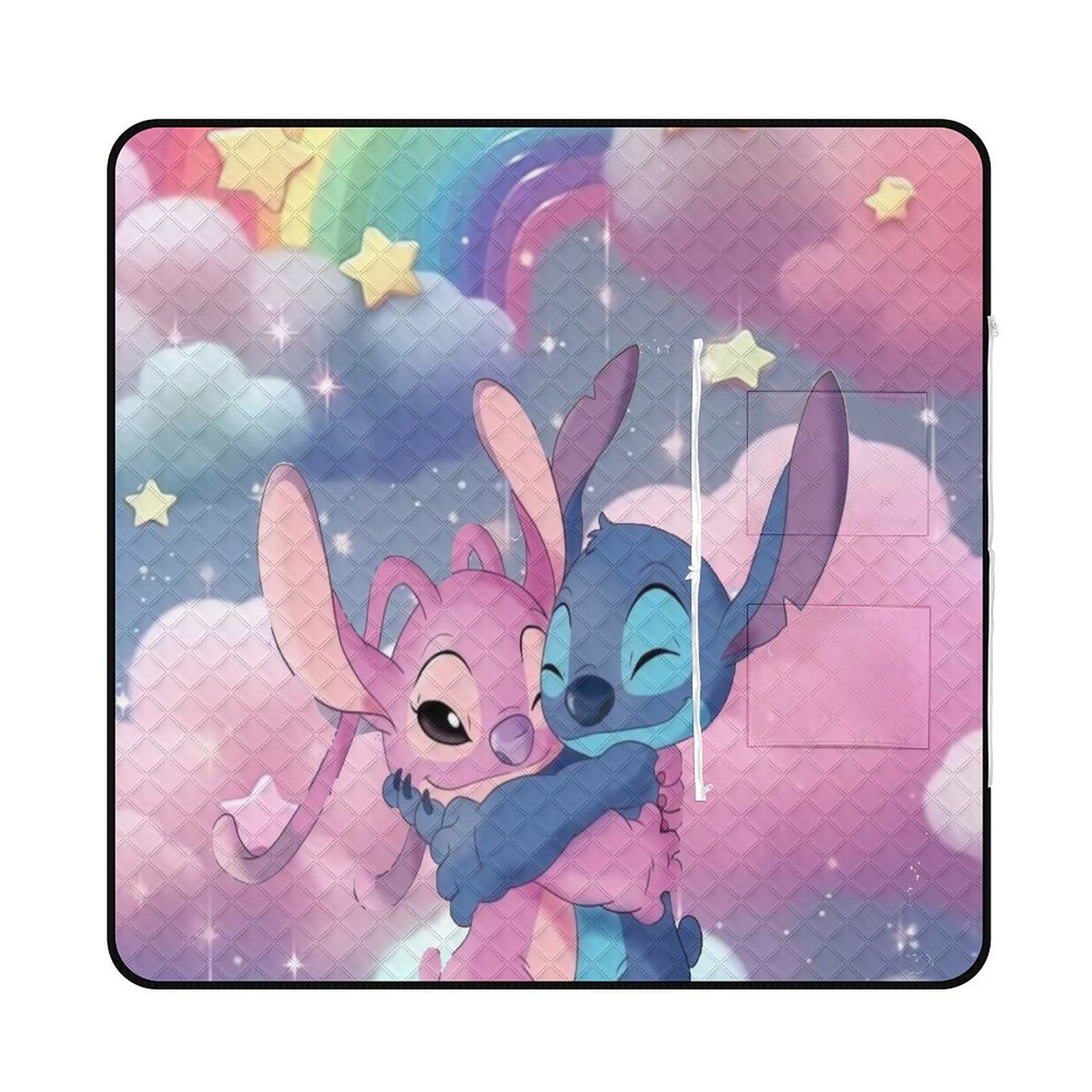 Lilo & Stitch - Stitch & Angel Extra Large Picnic Blanket Waterproof,59 ...