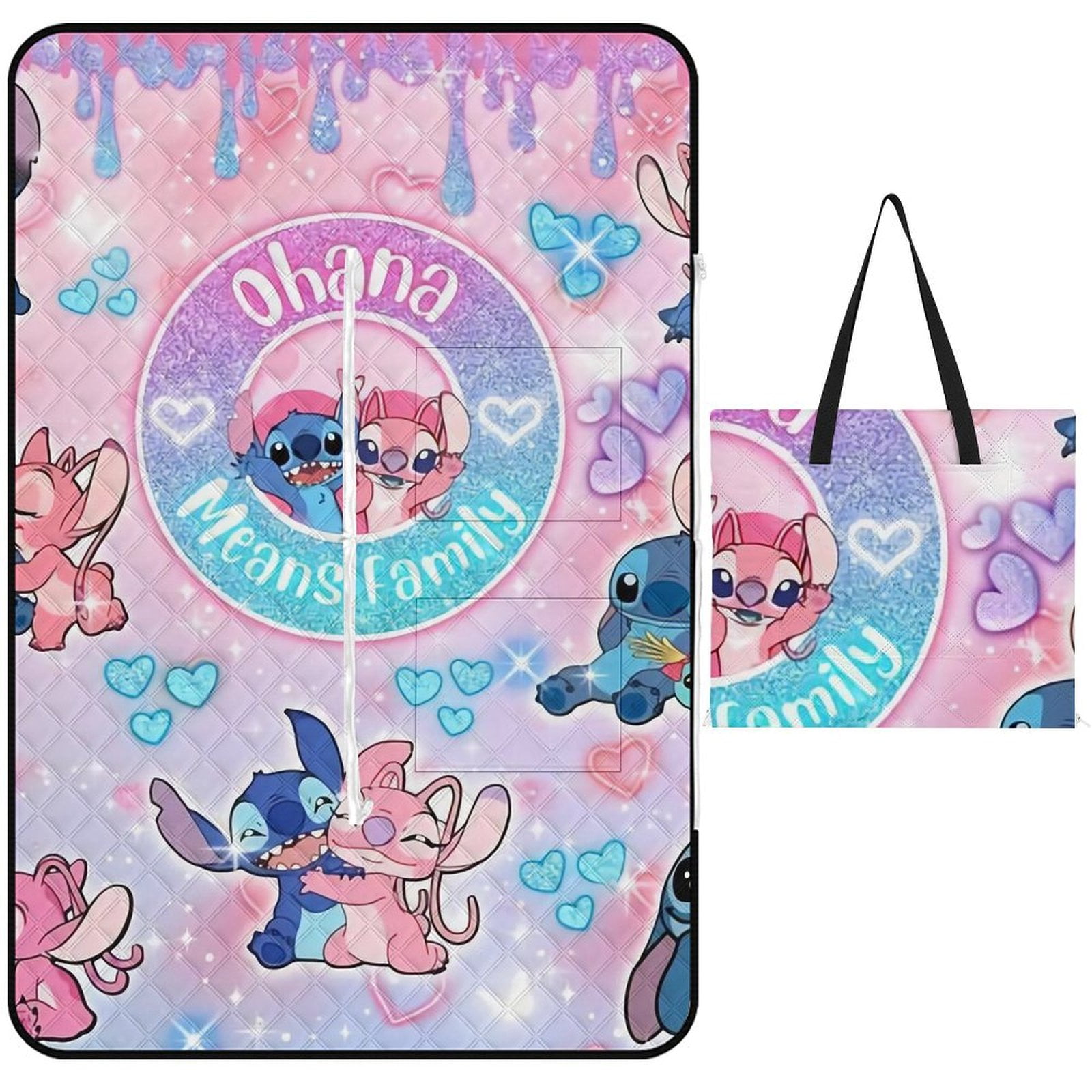 Lilo & Stitch - Stitch & Angel Picnic Blankets Extra Large - Beach ...