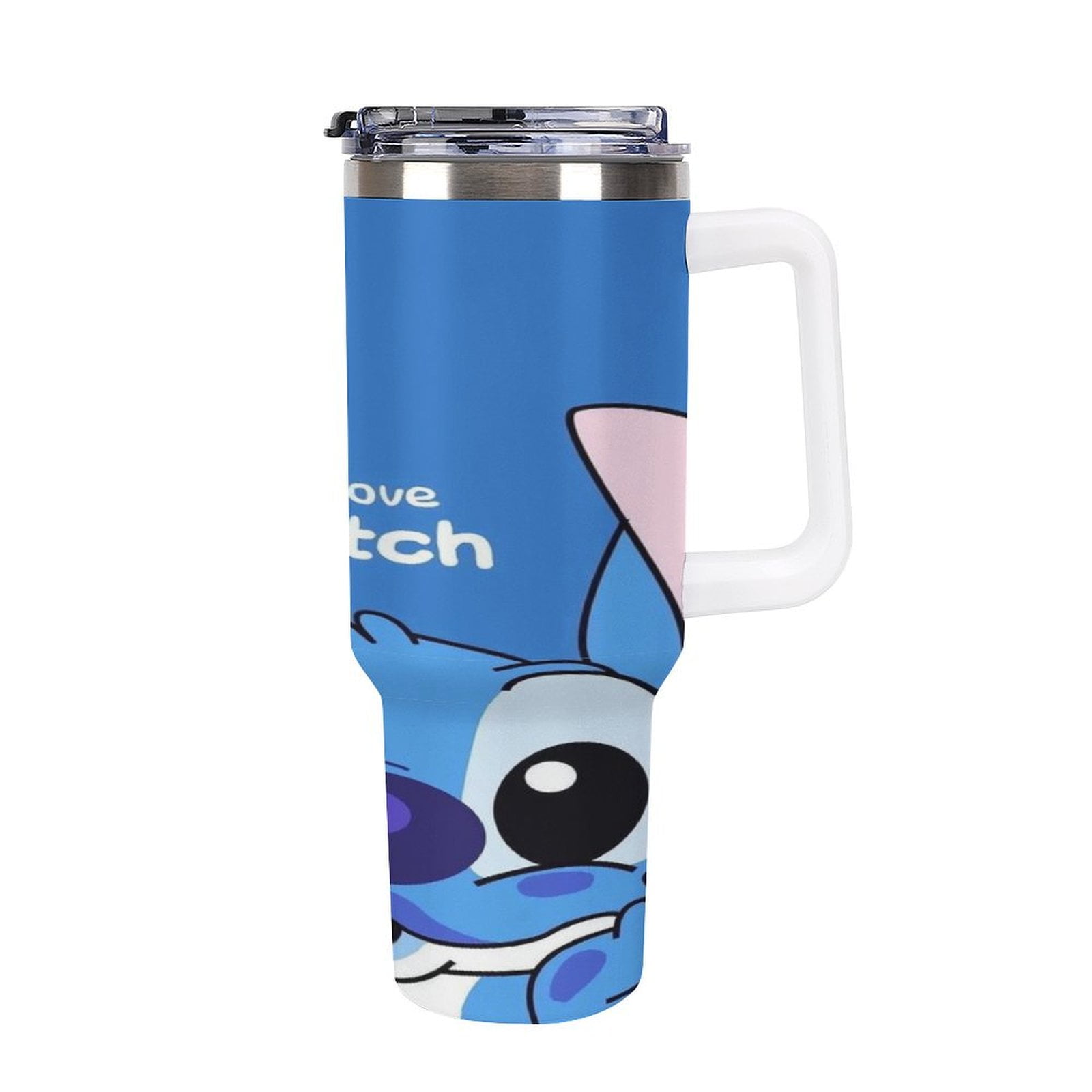 Lilo & Stitch Stitch Custom H2.0 FlowState 40oz with handle Stainless ...