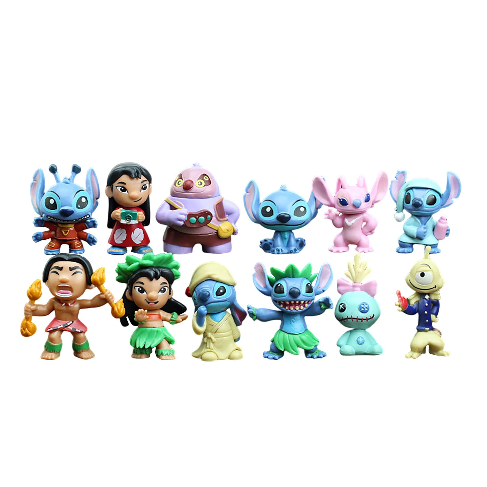 Lilo & Stitch - Stitch Mini Figurine PVC Model Toys Fan Collectible ...