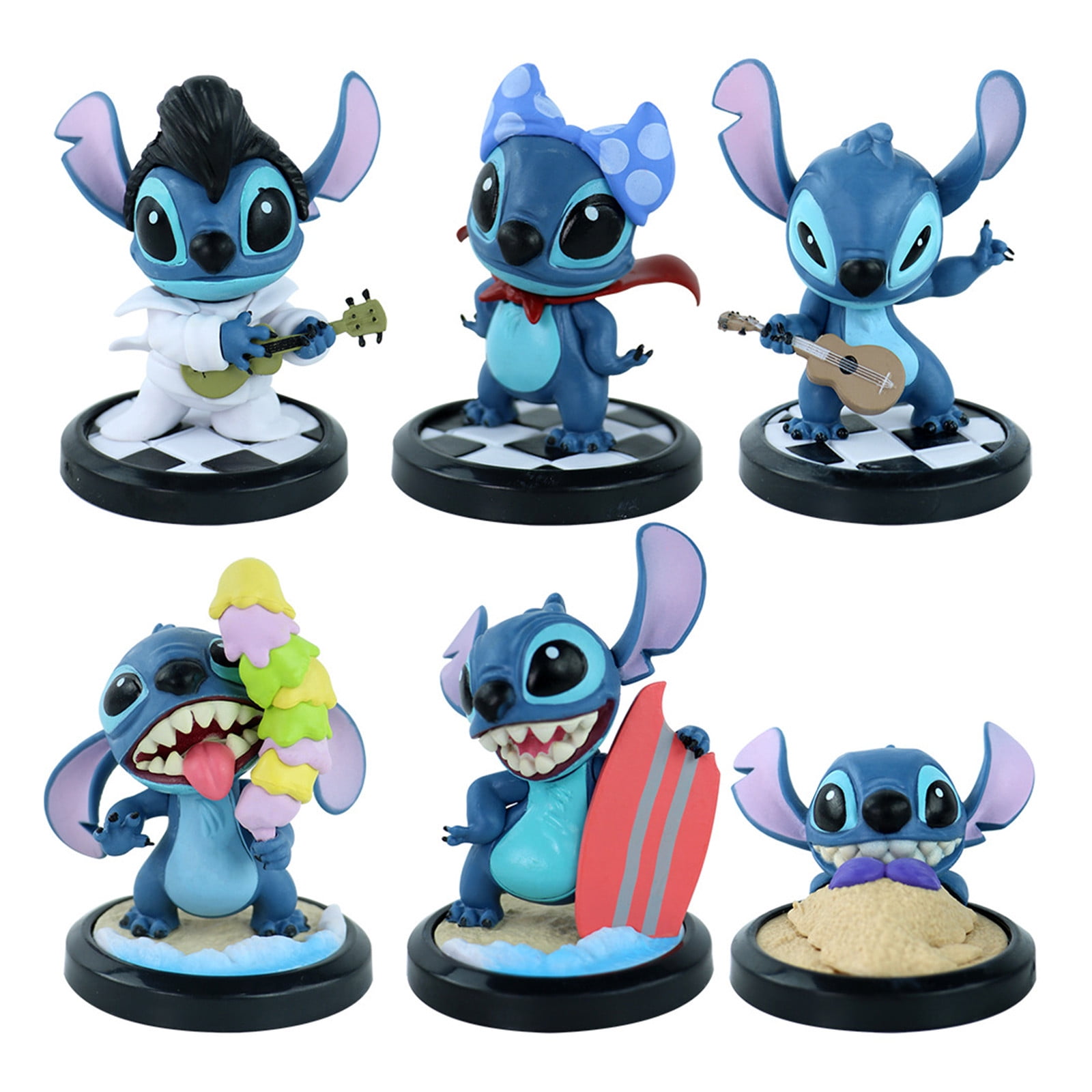 Lilo & Stitch - Stitch Mini Figurine PVC Model Toys Fan Collectible ...
